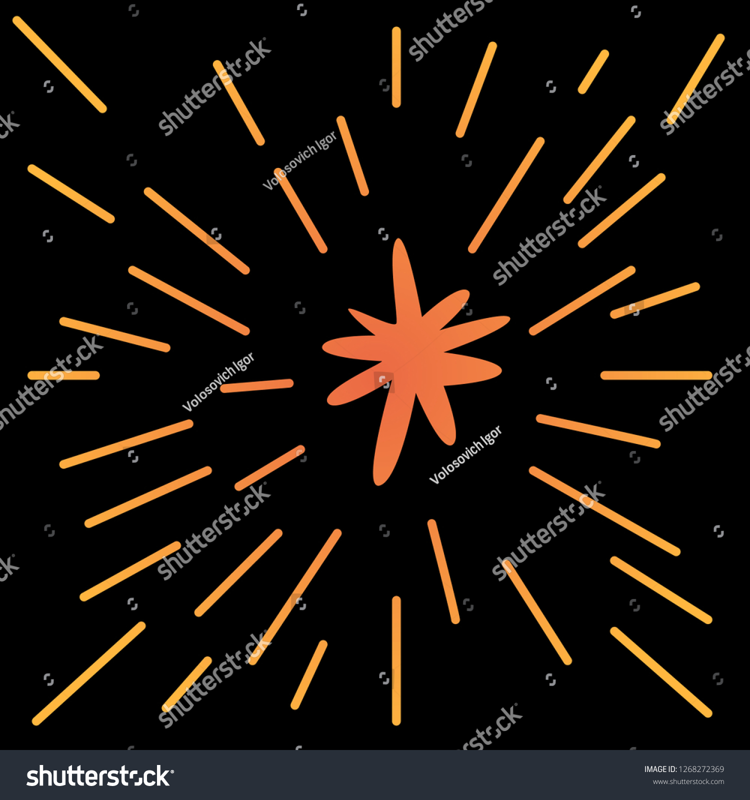 Flash Black Background Vector Illustration Stock Vector (Royalty Free ...