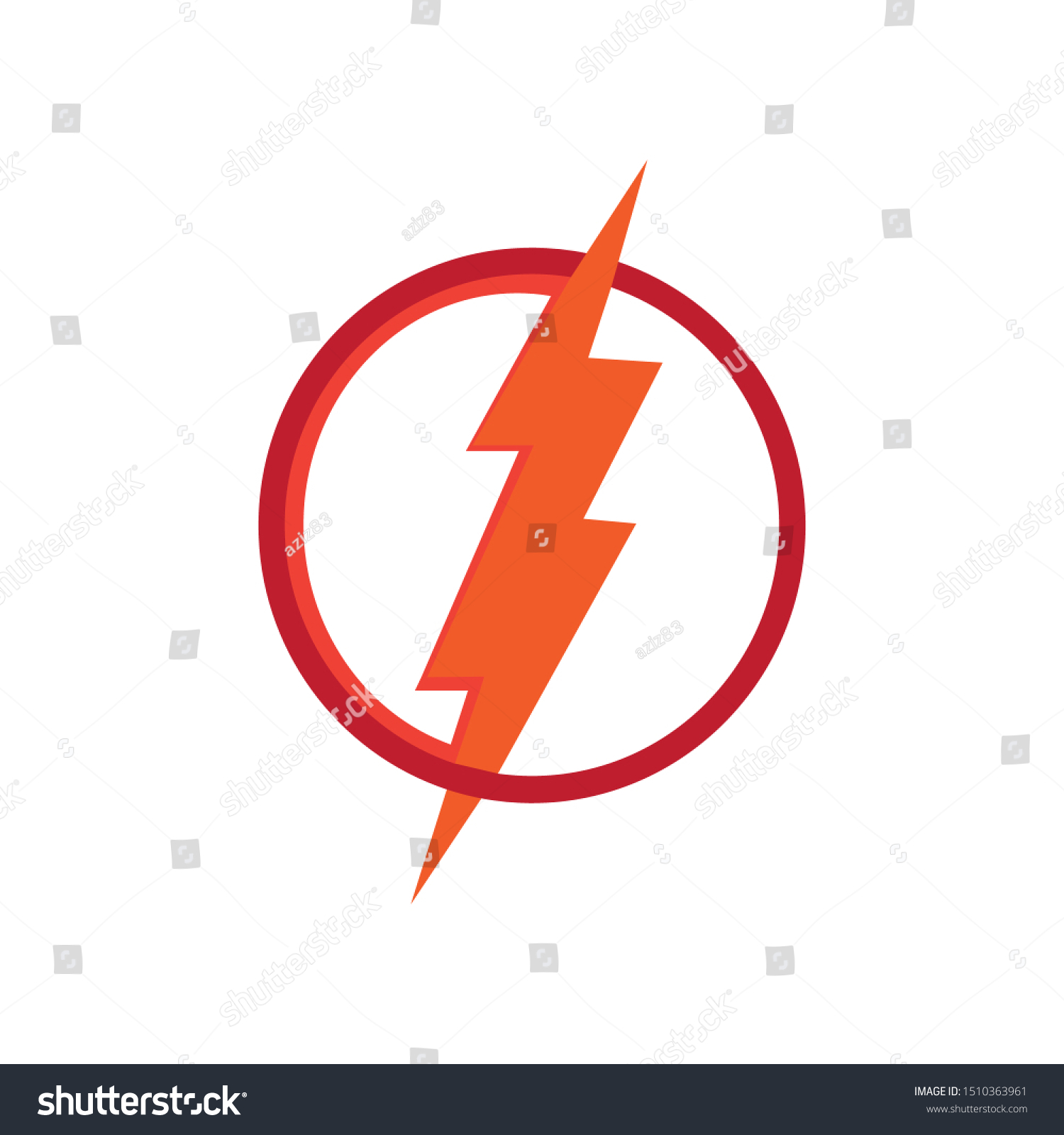 Flash Icon Logo Vector Design Stock Vector (Royalty Free) 1510363961
