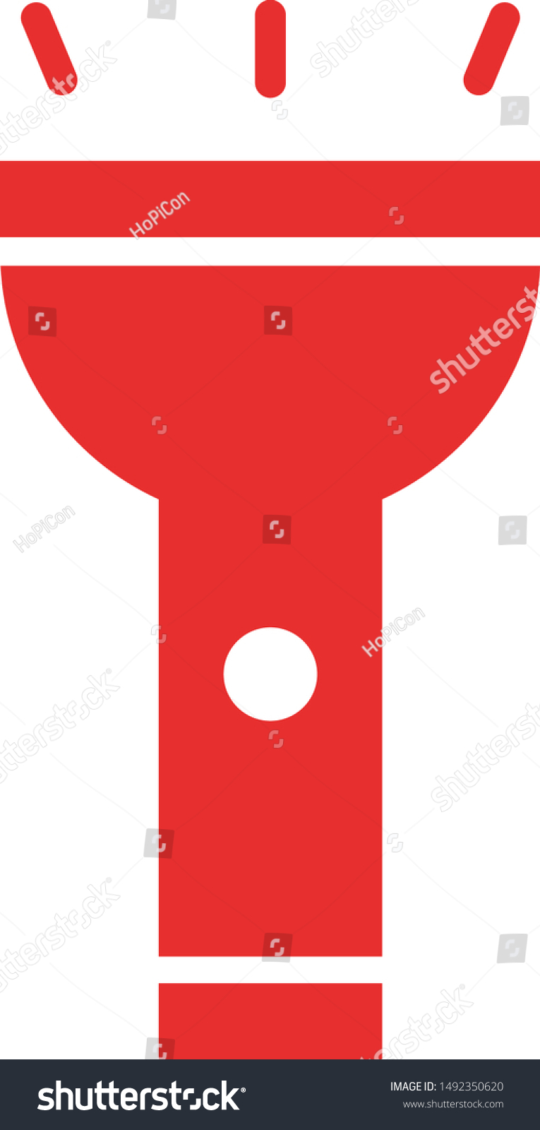 Flash Light Icon Logo Symbol Stock Vector (Royalty Free) 1492350620 ...