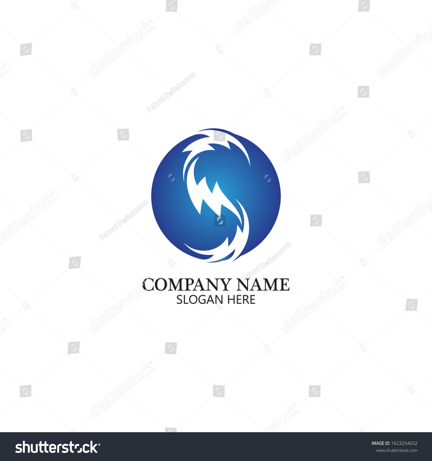 Flash S Letter Thunderbolt Logo Vector Stock Vector (Royalty Free ...