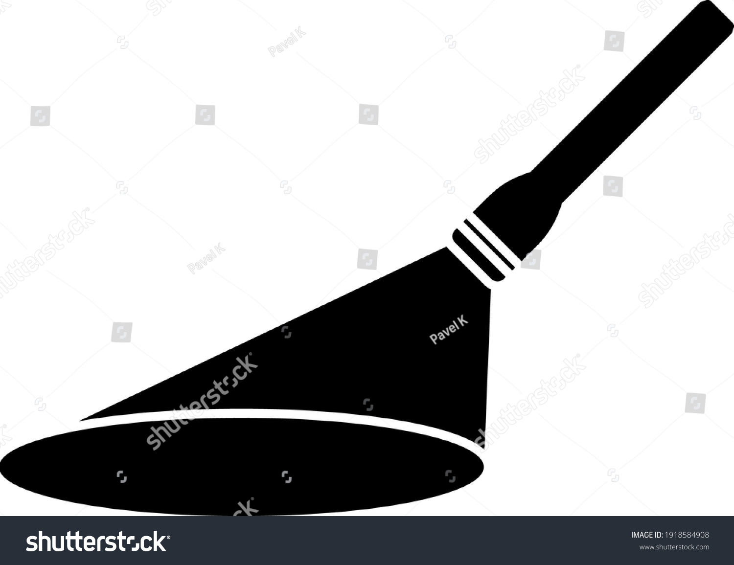 Flashlight Icon Black Stencil Design Vector Stock Vector (Royalty Free ...