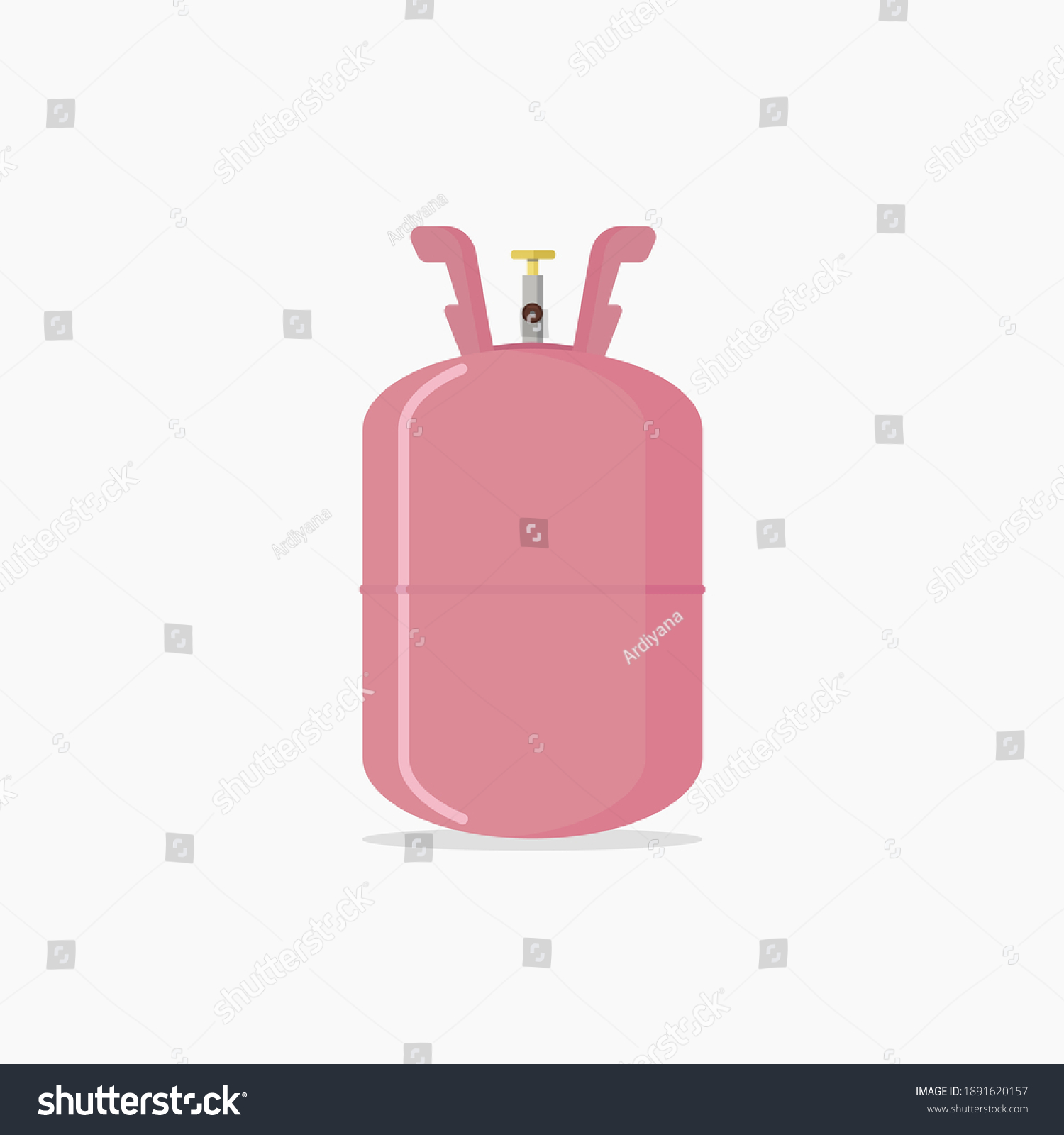 Flat Design Freon Gas Vector Graphics Stock Vector (Royalty Free ...