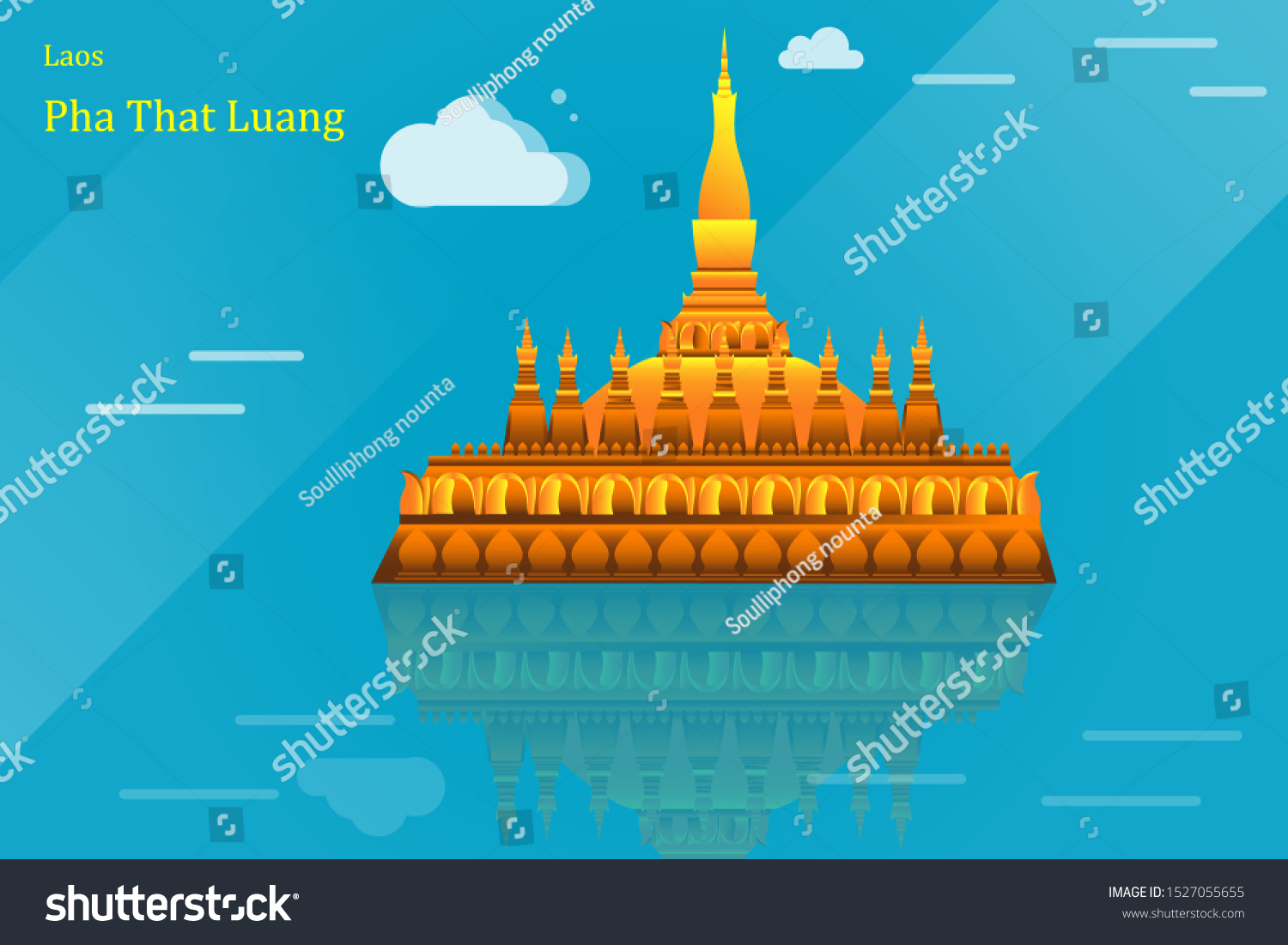 248 That luang vientiane Stock Vectors, Images & Vector Art | Shutterstock
