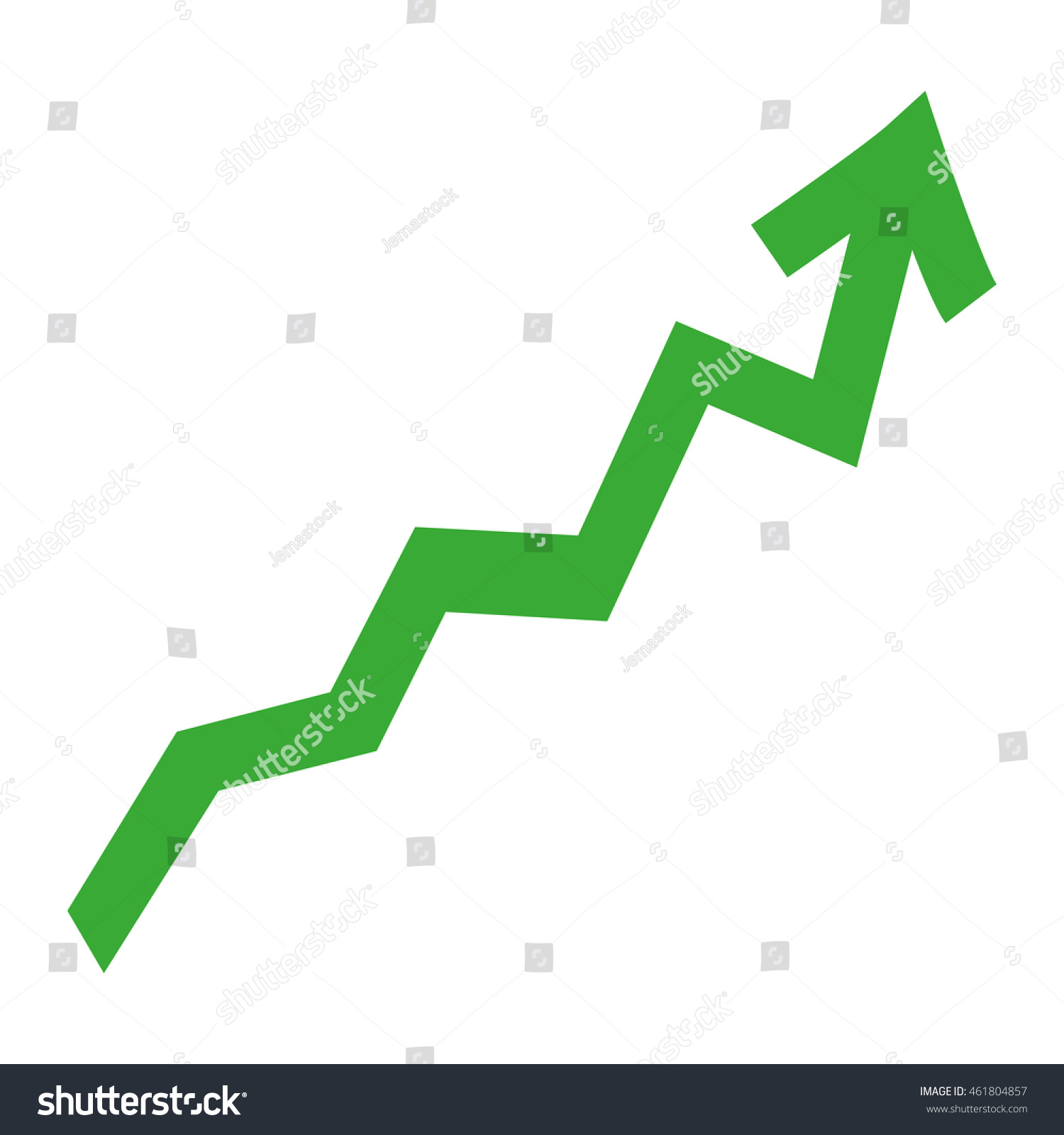 Flat Design Zig Zag Arrow Icon Stock Vector (Royalty Free) 461804857 ... Flat Design Zig Zag Arrow Icon Stock Vector (Royalty Free) 461804857 ...