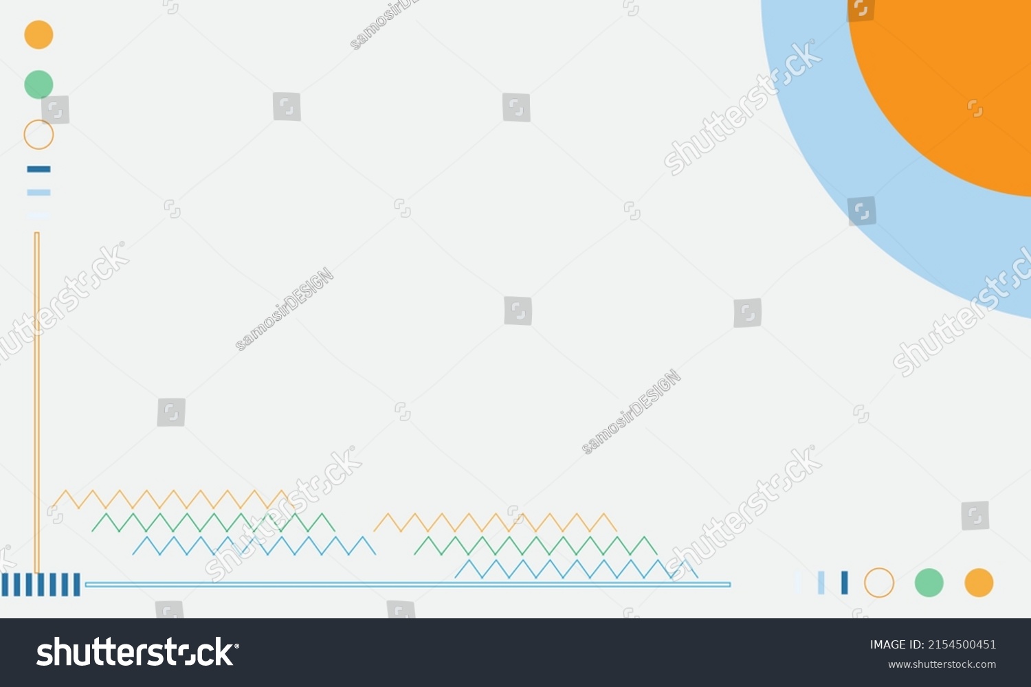 Flat Geometric Shape Backgrounds Perfect Presentation Stock Vector ...
