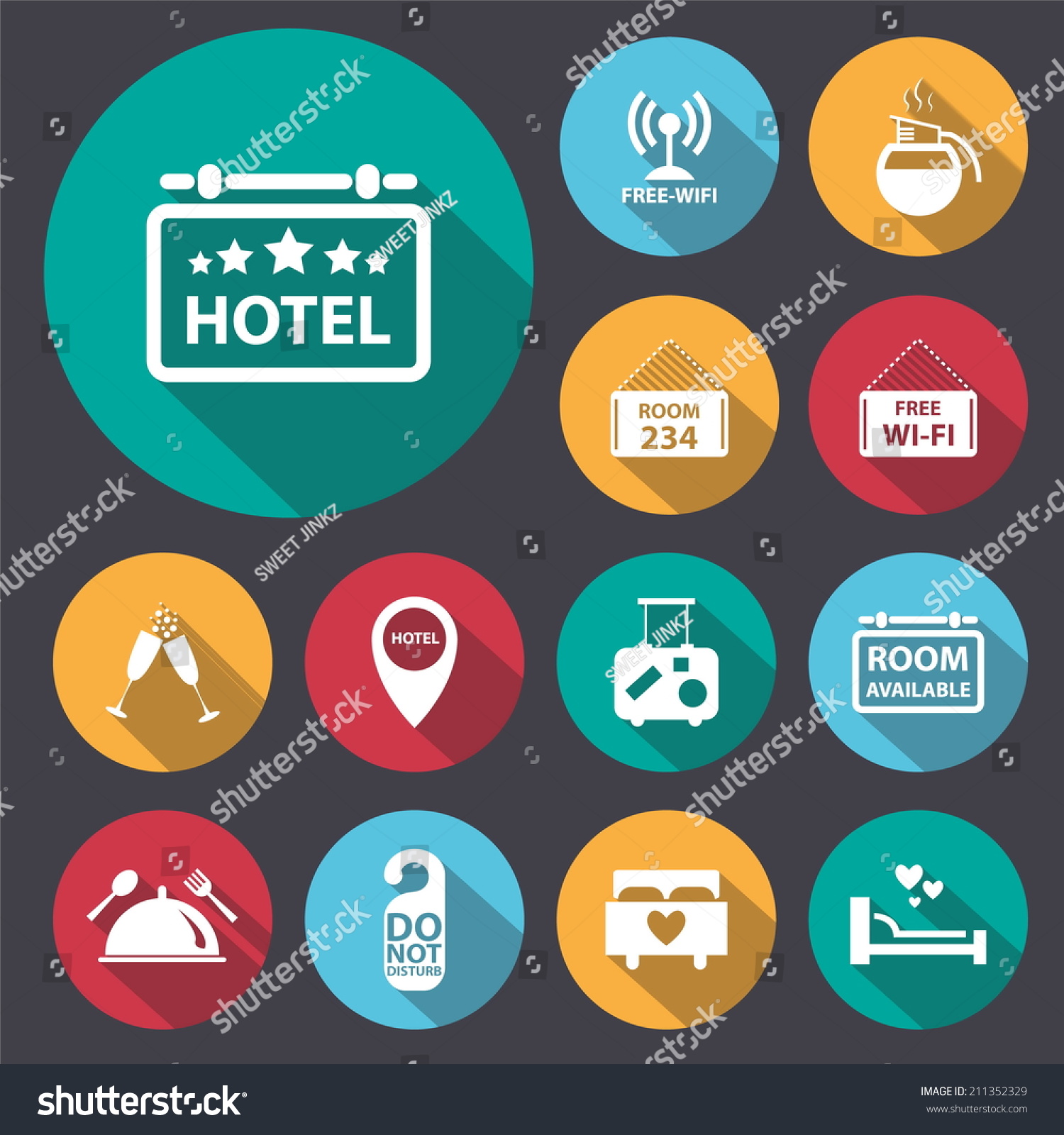 125,595 imágenes de Iconos hotel color - Imágenes, fotos y vectores de ...