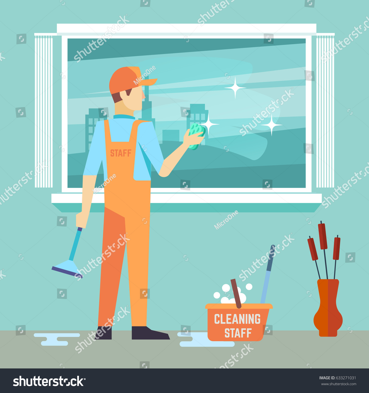 3,301 Window cleaning cartoon 图片、库存照片和矢量图 | Shutterstock