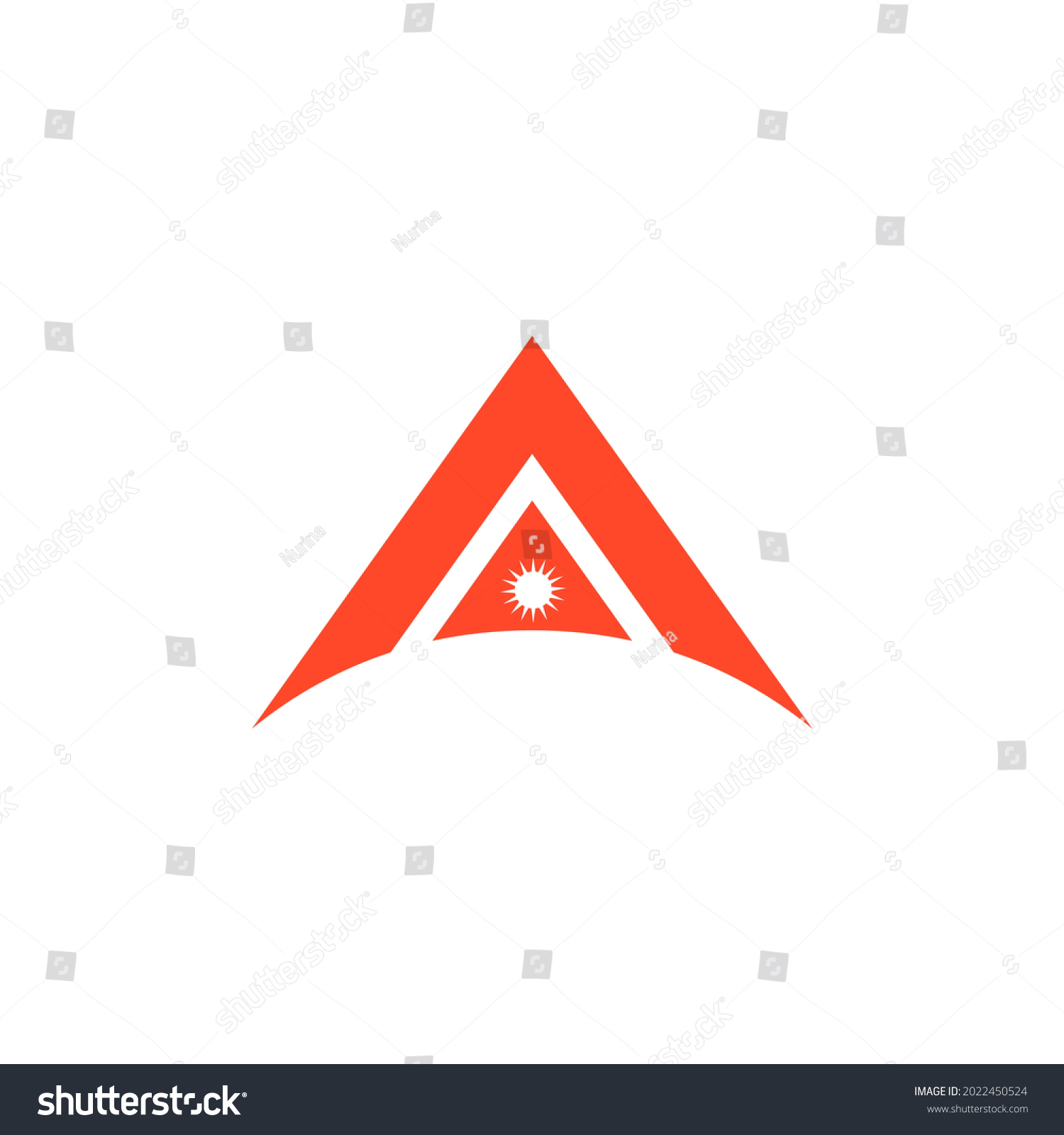 Flat Style Logo Vector Minimalist Design Stock Vector (Royalty Free ...