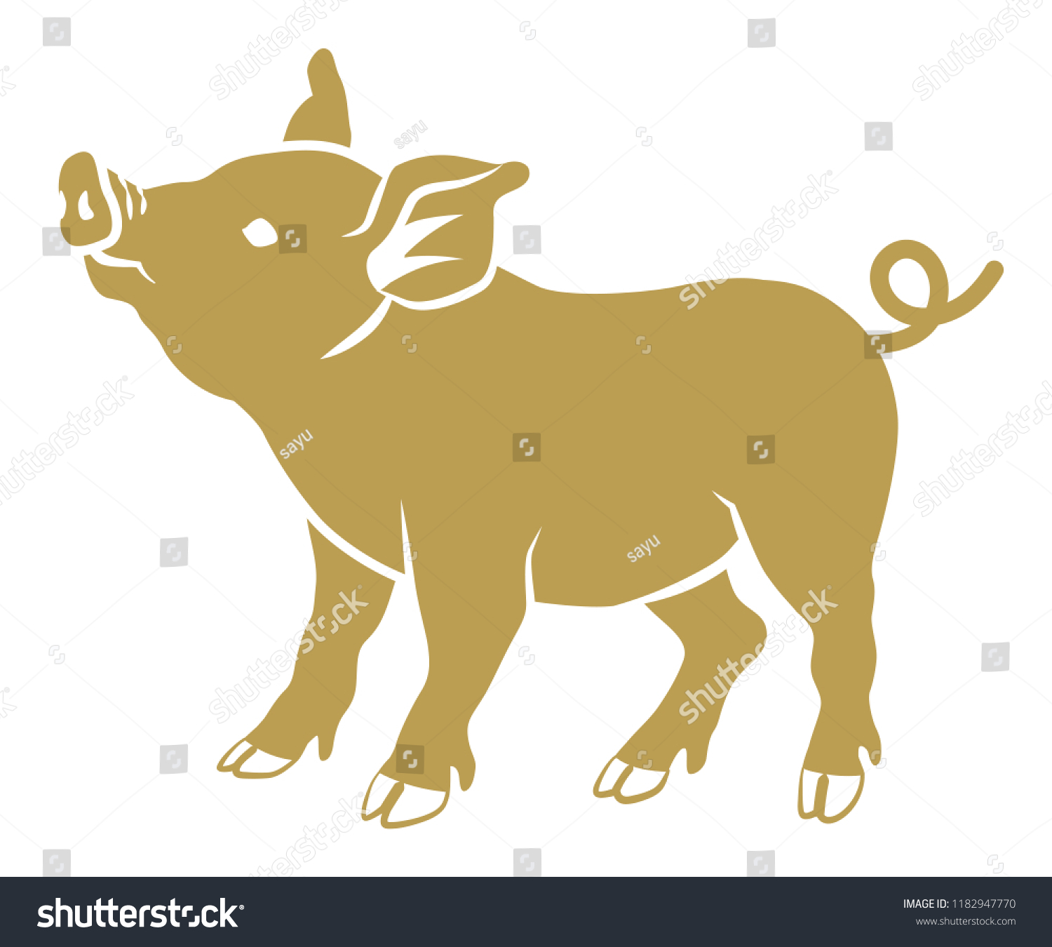 5,449 Pig looking up Images, Stock Photos & Vectors | Shutterstock