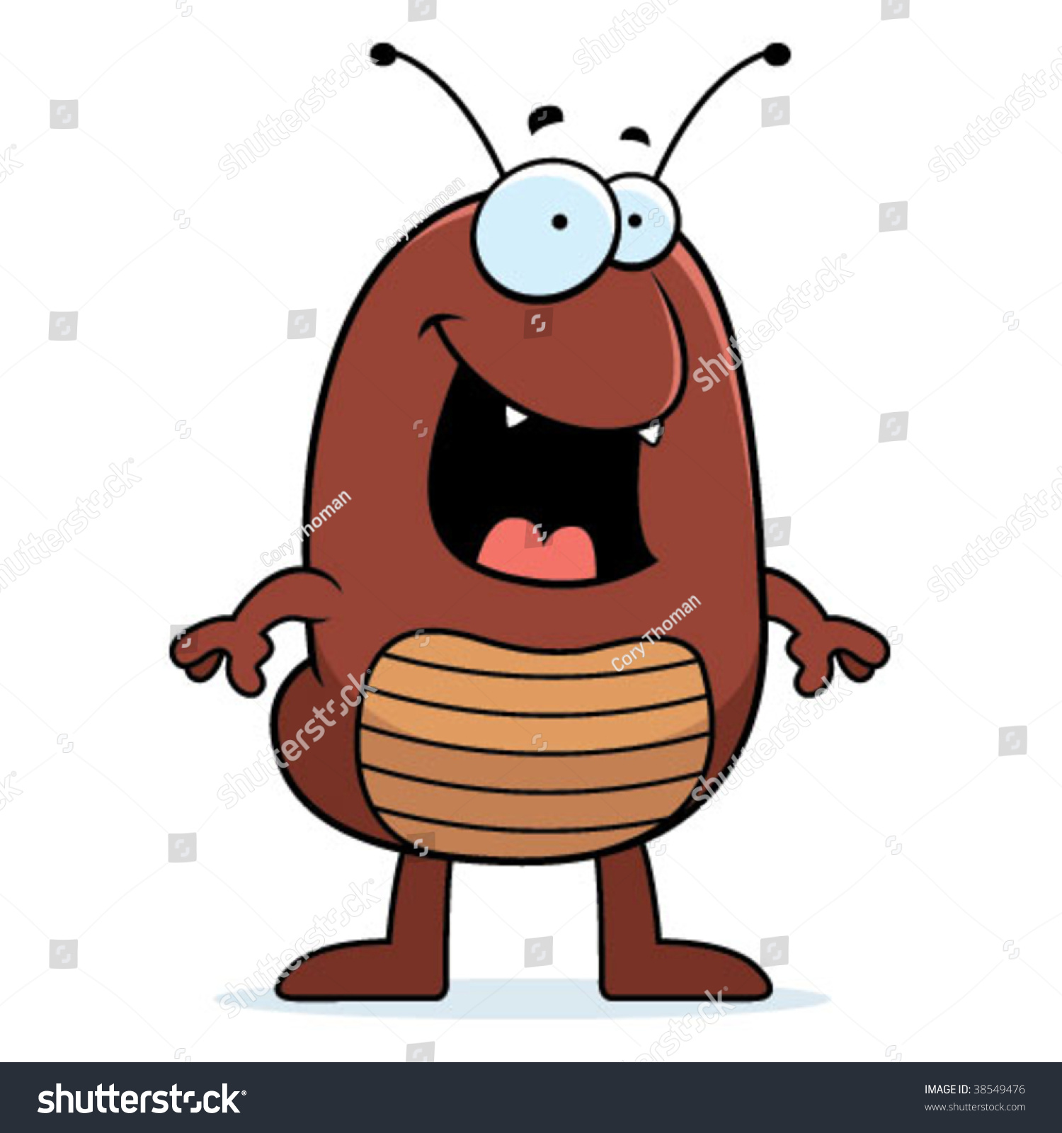 Flea Smiling Stock Vector 38549476 - Shutterstock