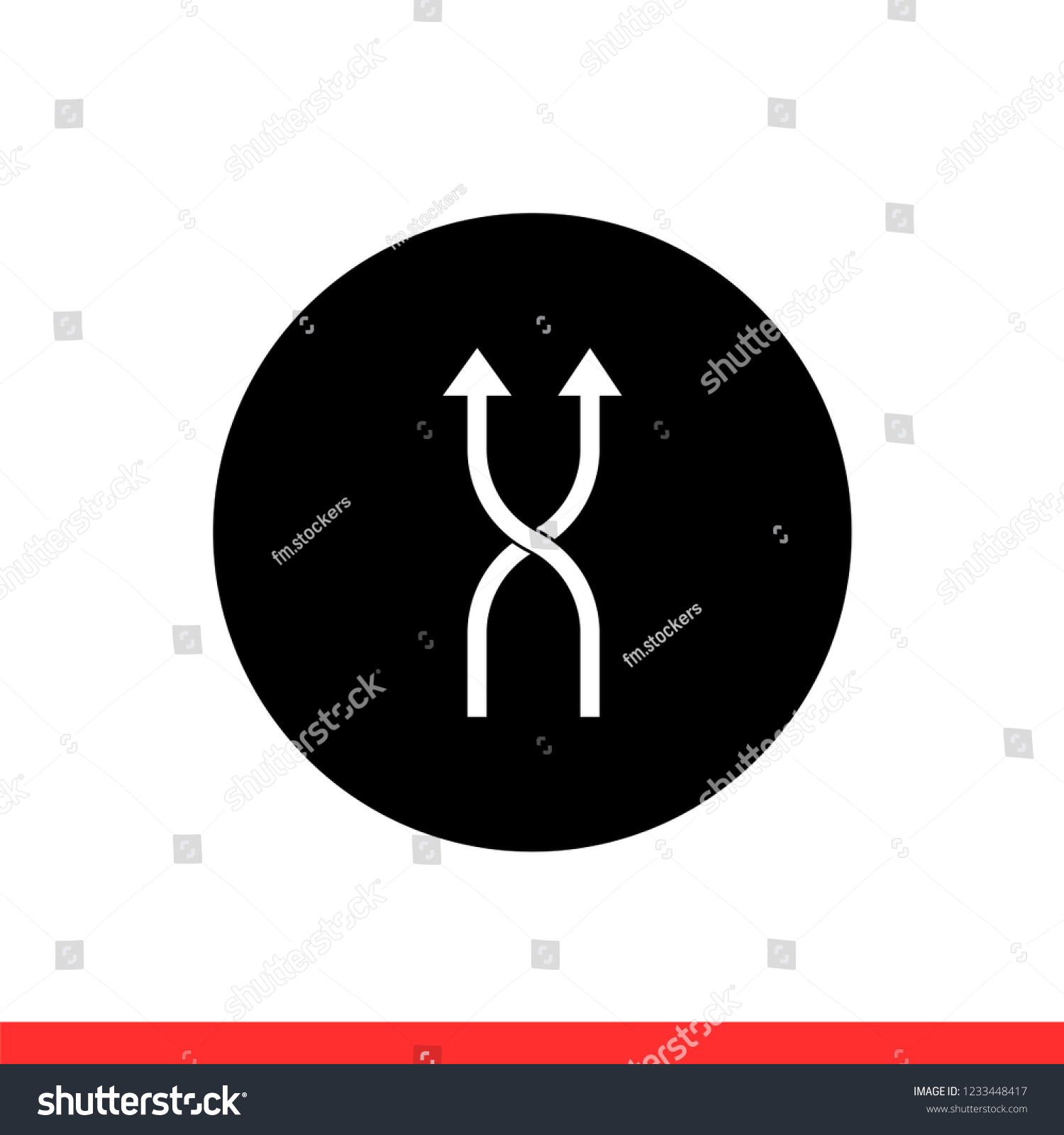 Flexibility Vector Icon Direction Symbol Simple: vector de stock (libre ...