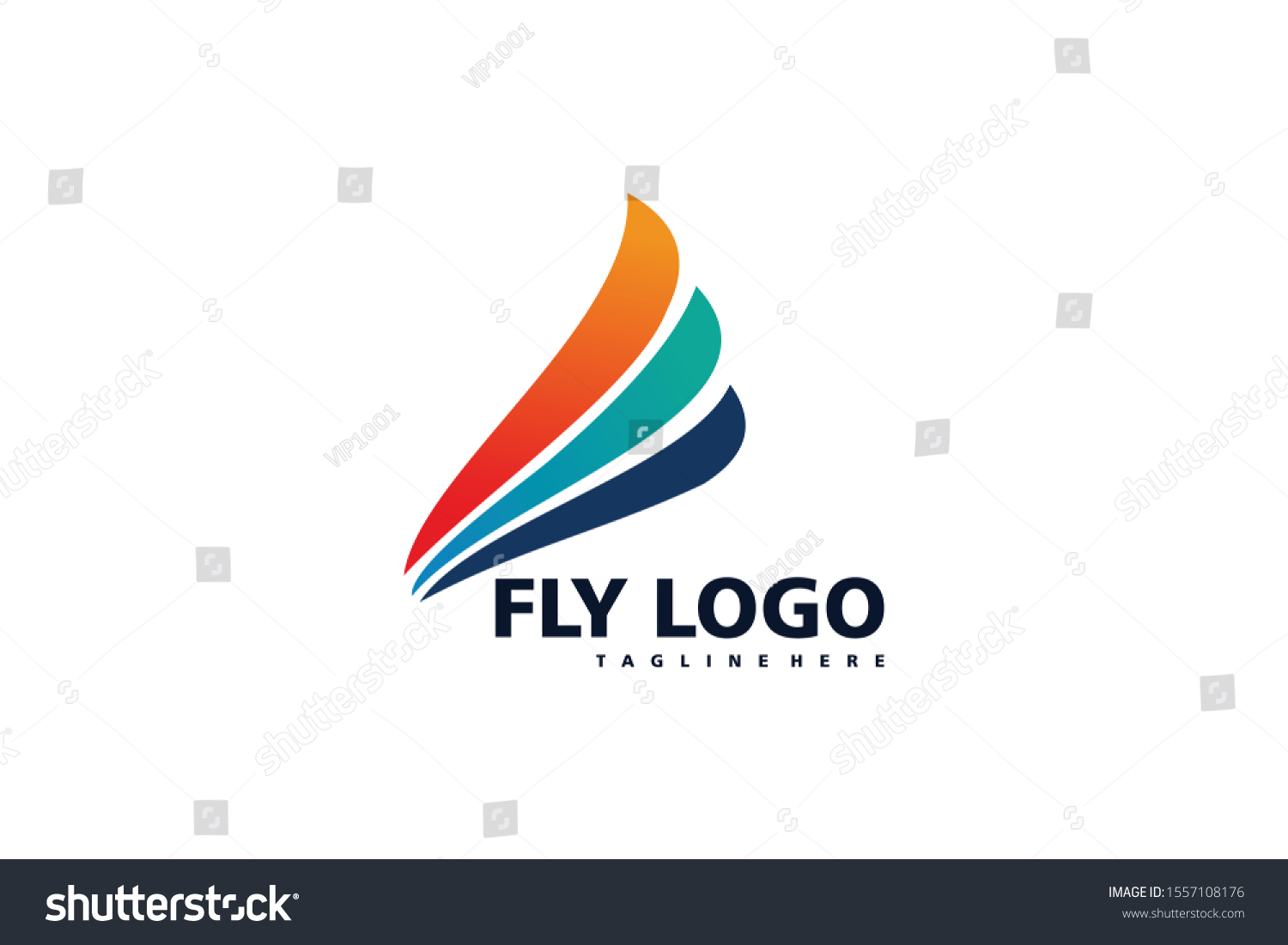 Flight Logo Icon Vector Isolated Stock Vector (Royalty Free) 1557108176 ...