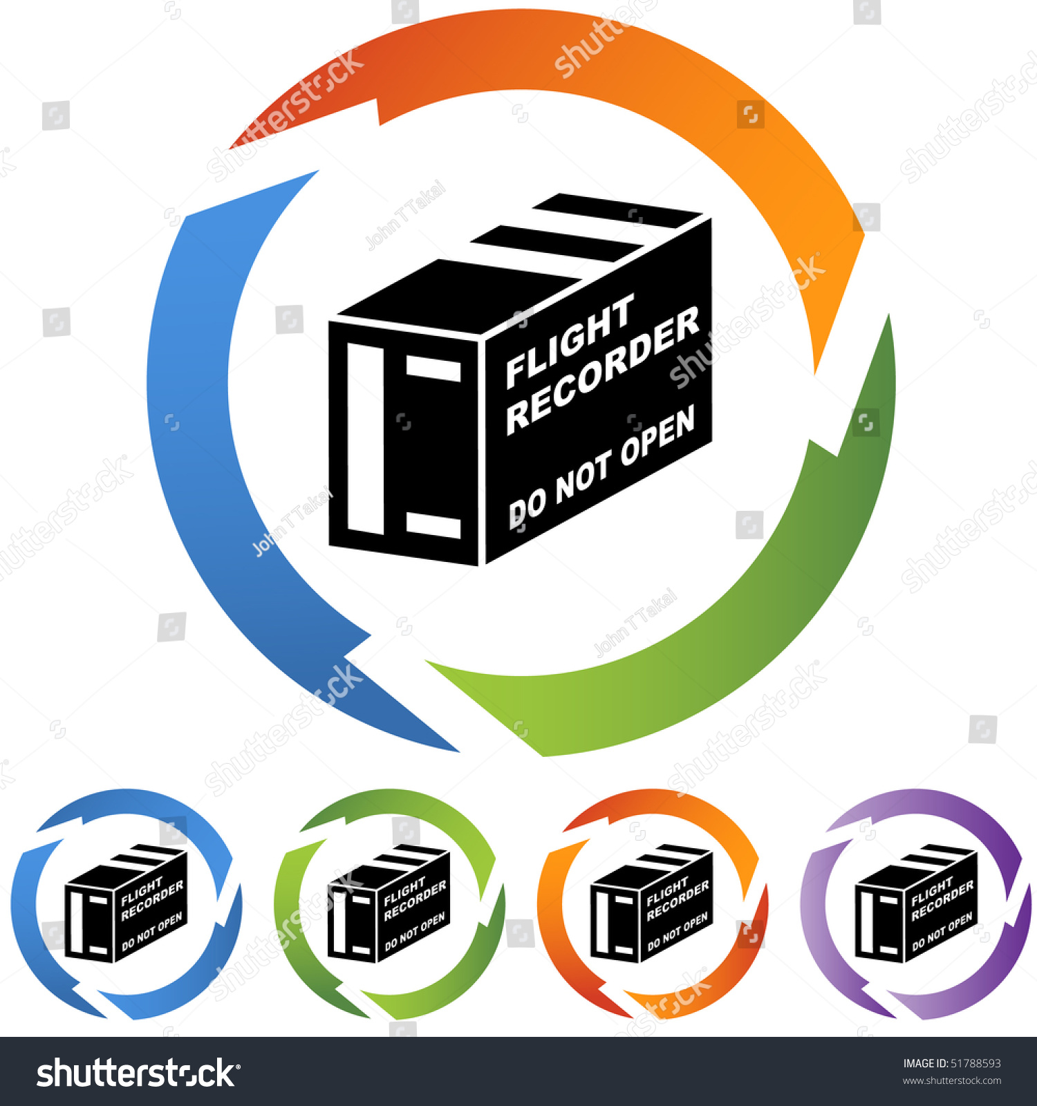 Flight Recorder Stock Vector (Royalty Free) 51788593 | Shutterstock