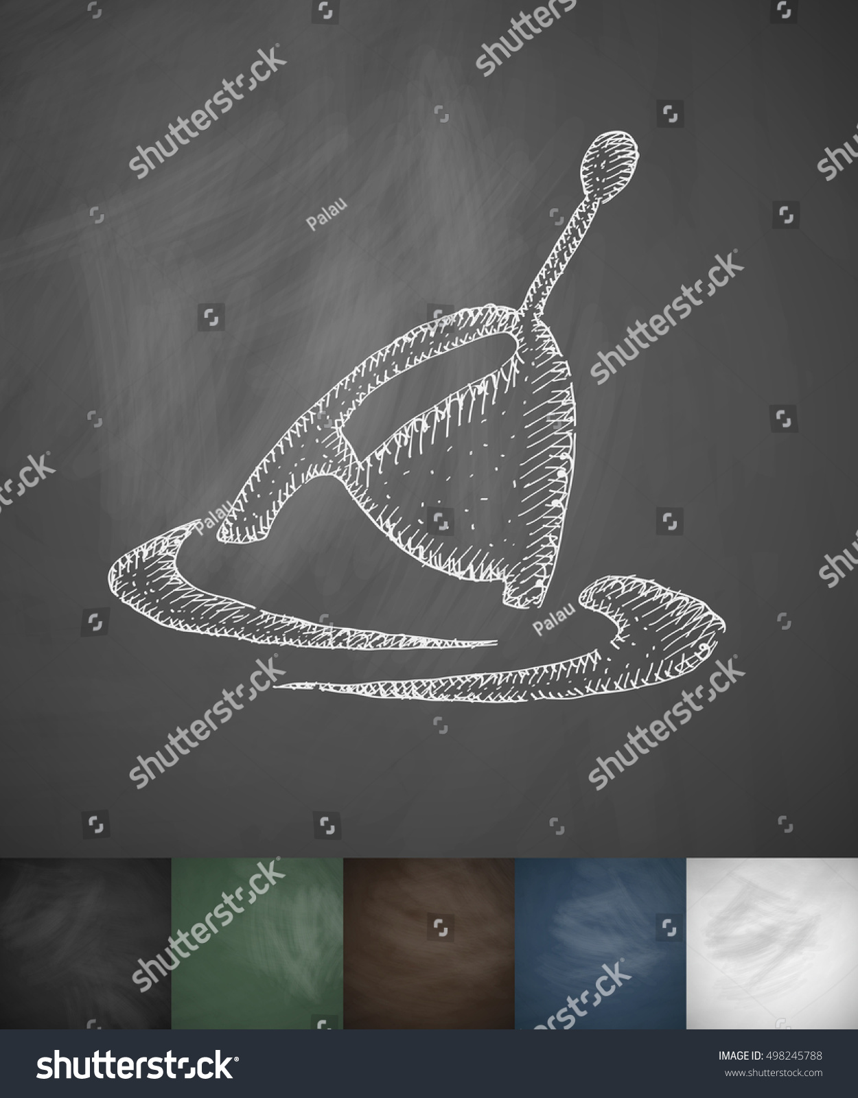 Float Icon Hand Drawn Vector Illustration Stock Vector (Royalty Free ...