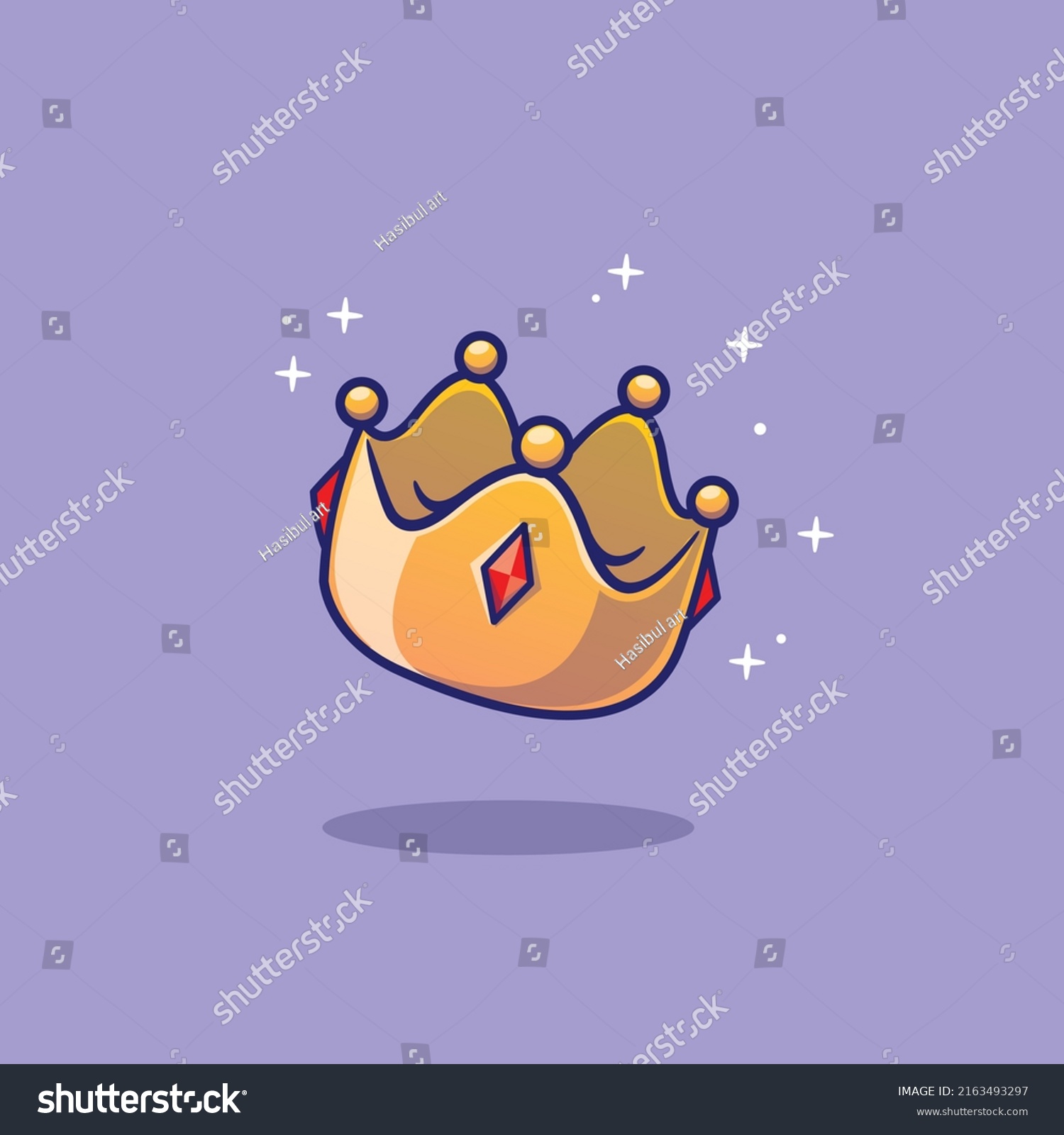 Floating Crown Cartoon Vector Icon Illustration Stock Vector (Royalty ... Floating Crown Cartoon Vector Icon Illustration Stock Vector (Royalty ...