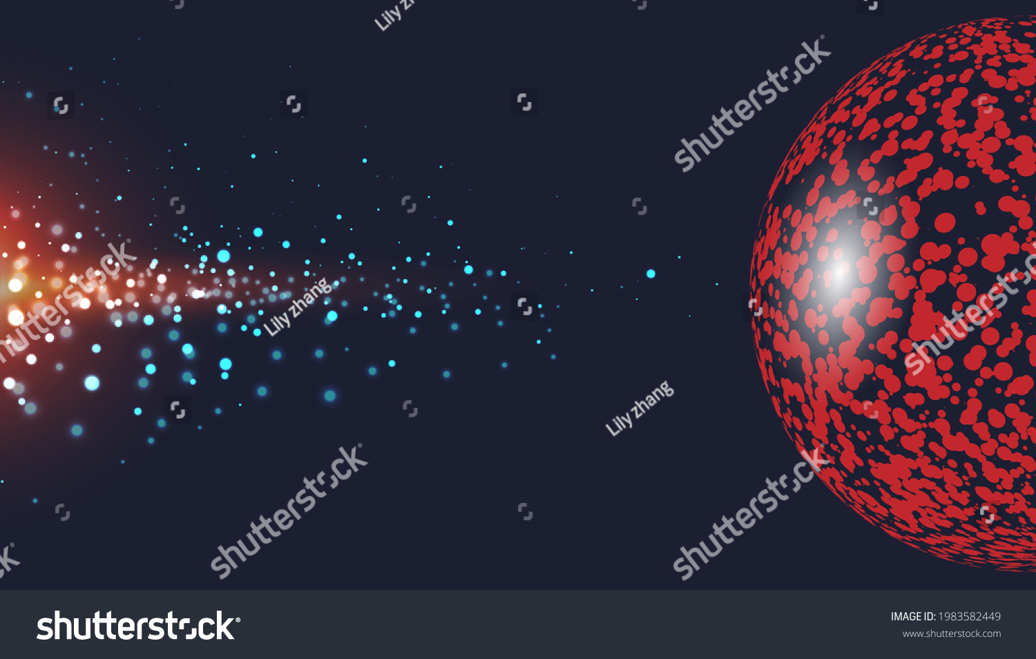 Floating Planets Outer Space Nebulae Abstract Stock Vector (Royalty ...
