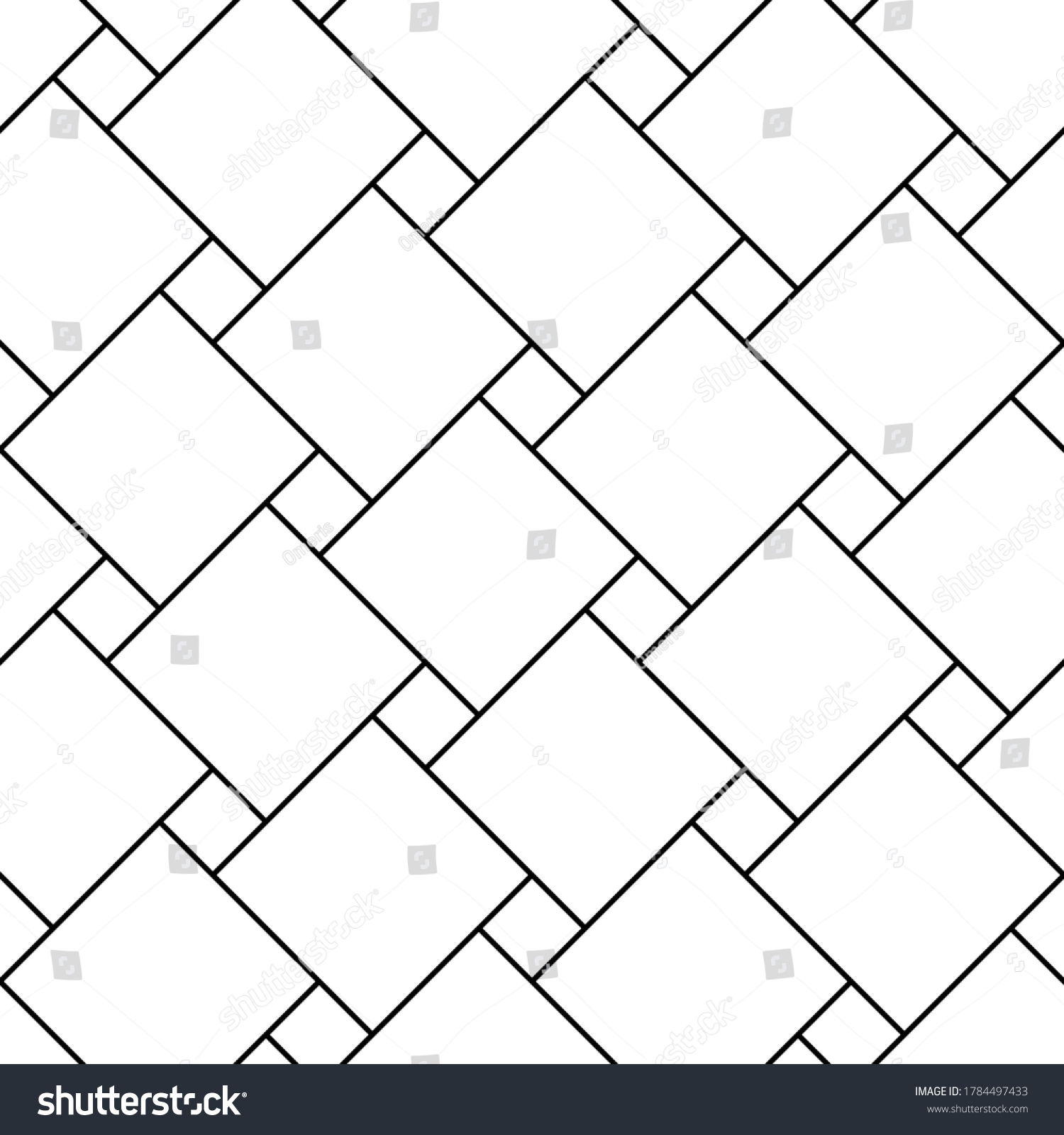 Floor Paving Cladding Masonry Parquet Diagonal 库存矢量图（免版税）1784497433 ...