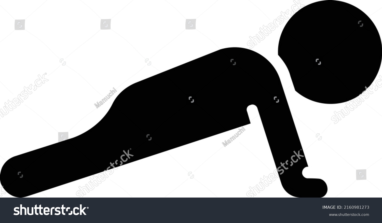 Floor Push Icon White Background Stock Vector (Royalty Free) 2160981273 ...