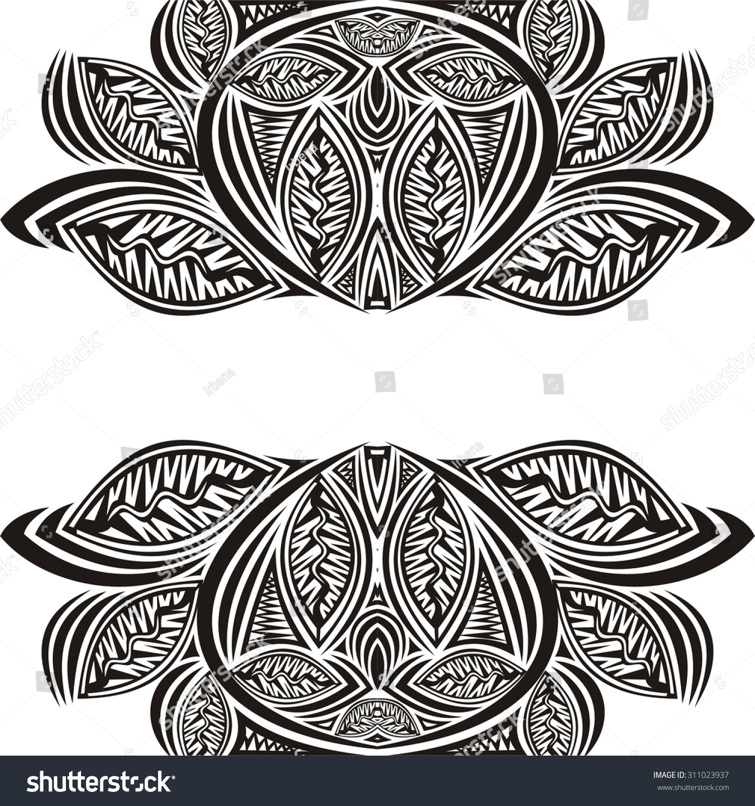 Floral Nature Pattern Design Element Vector Stock Vector (Royalty Free ...