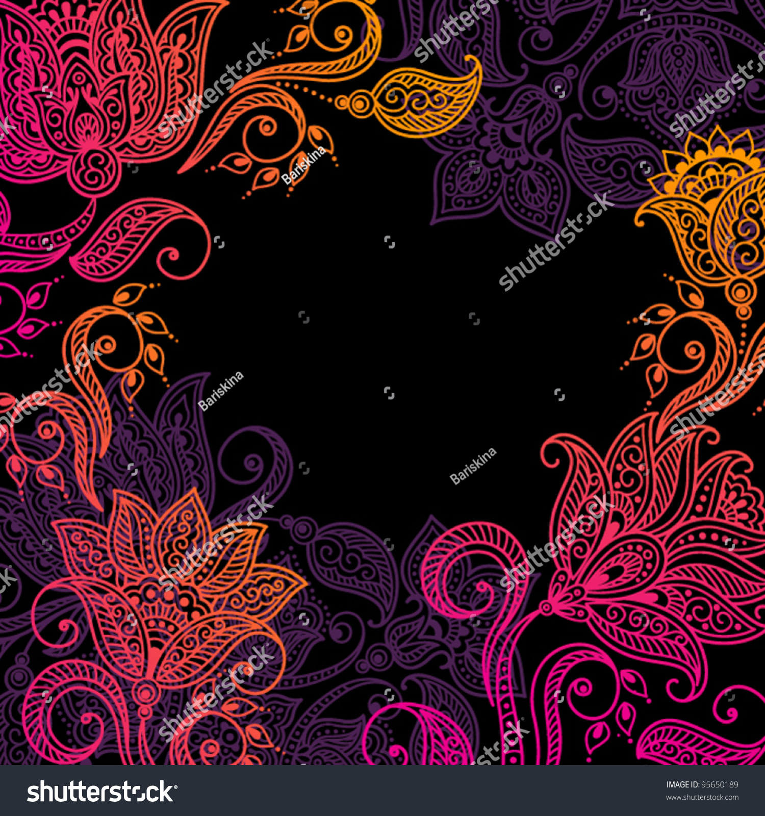 Indian Floral Background