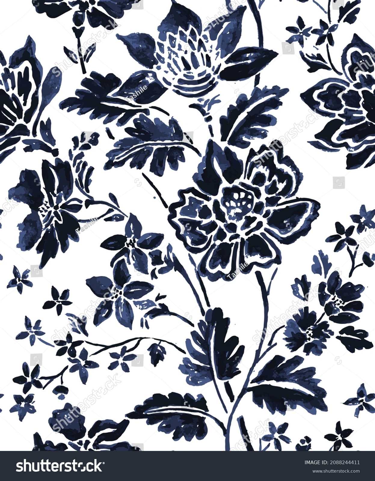 Floral Seamless Folk Pattern Ethnic Folklore Stock Vector (Royalty Free ... Floral Seamless Folk Pattern Ethnic Folklore Stock Vector (Royalty Free ...
