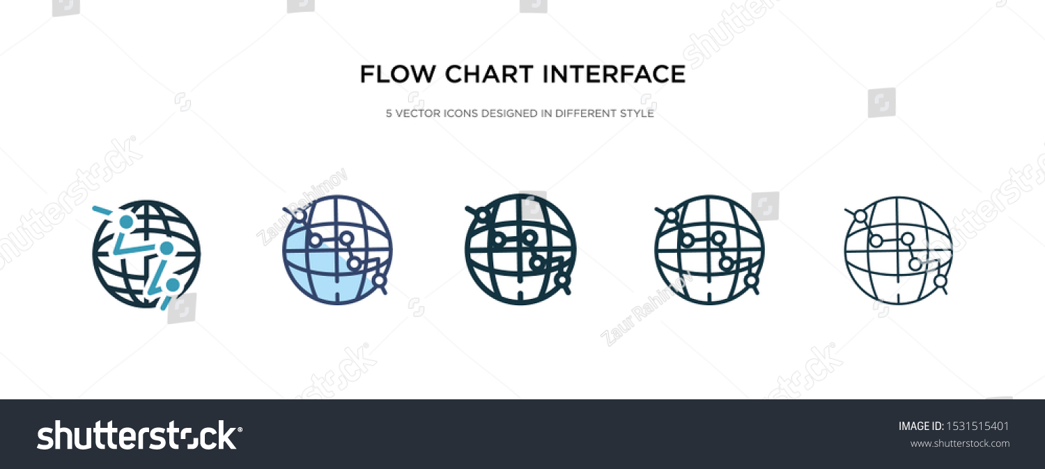 Icon For Interface In Flow Diagram Flowchart Interface Icon