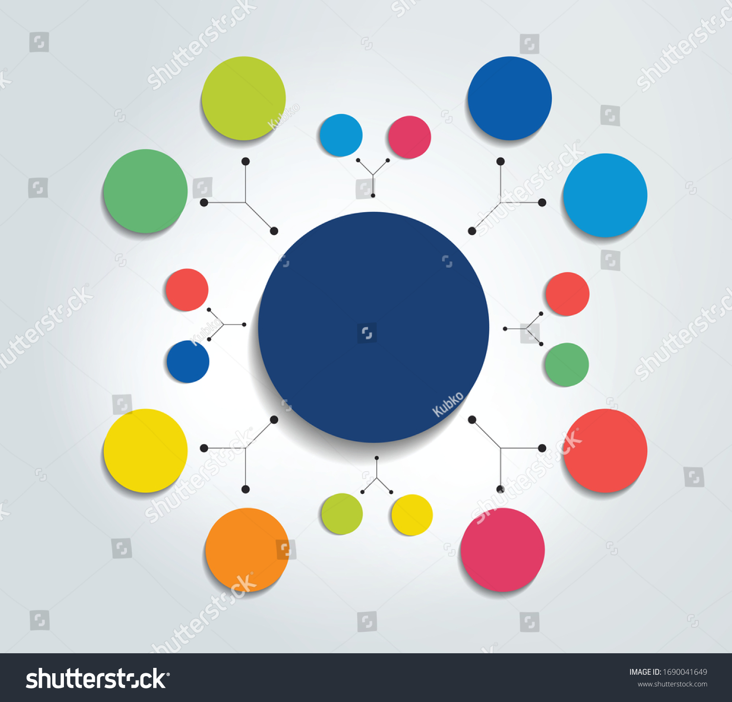 Diagrama de flujo, esquema. Elemento infográfico.: vector de stock ...