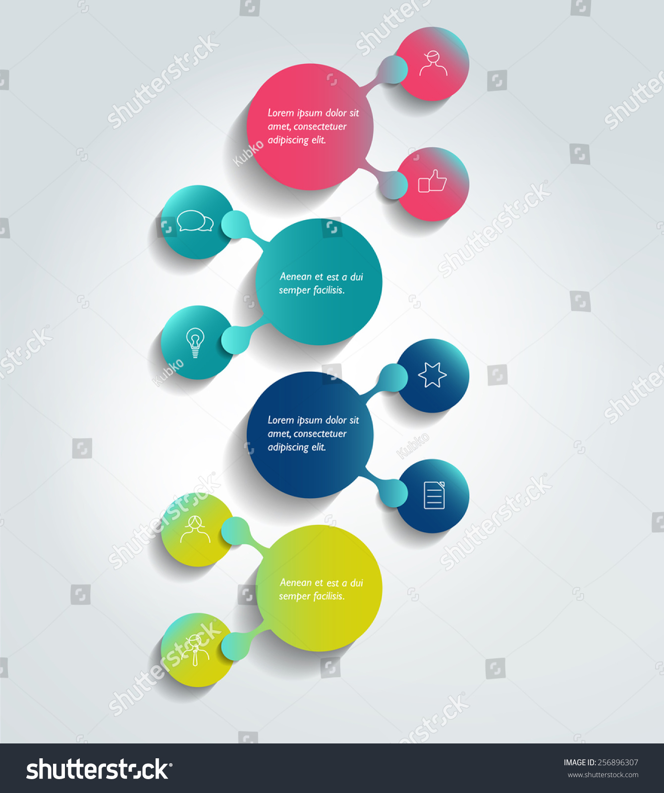 Vektor Stok Flowchart Diagram Scheme Infographic Element (Tanpa Royalti ...