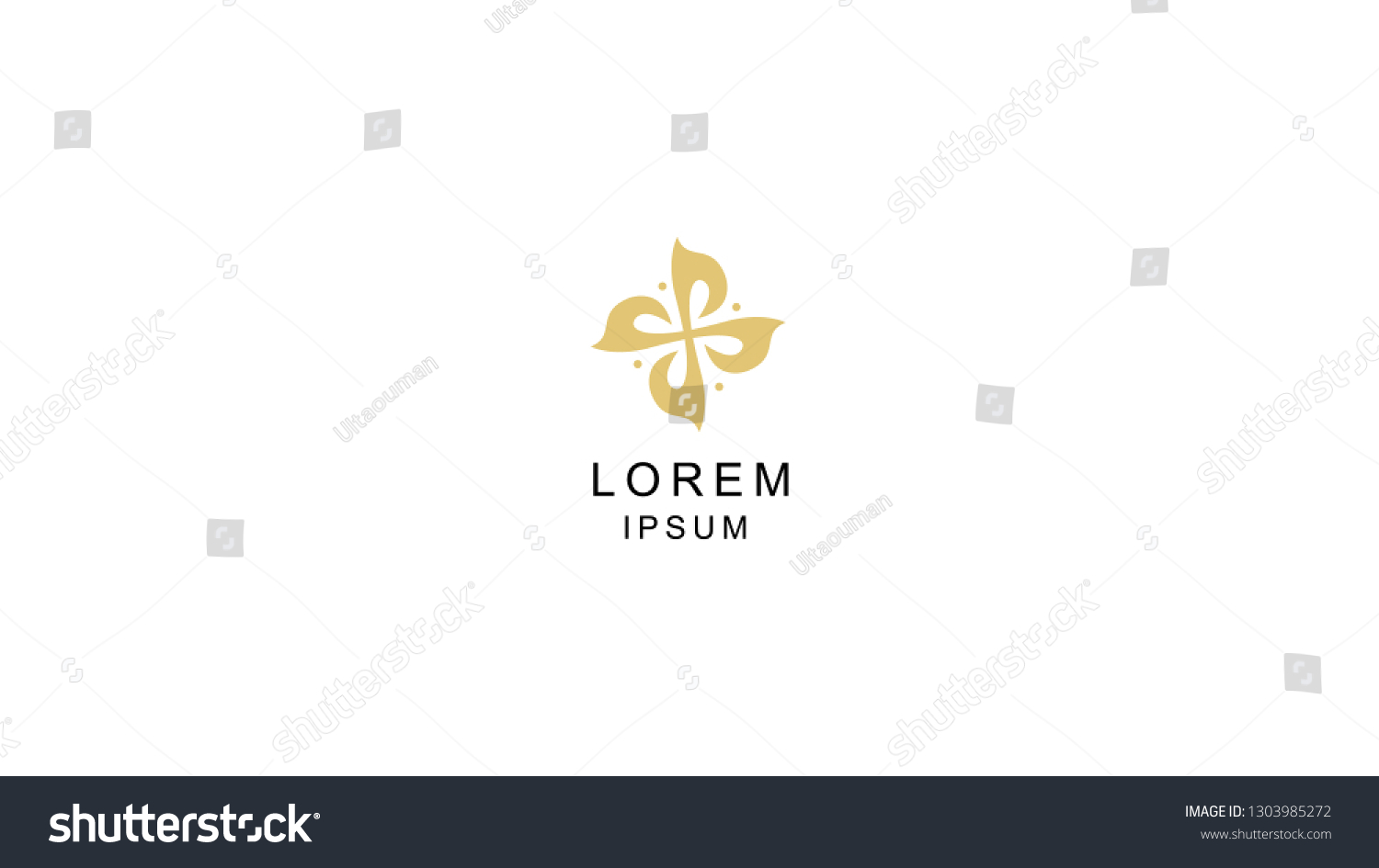Flower Infinite Logo Stock Vector (Royalty Free) 1303985272 | Shutterstock