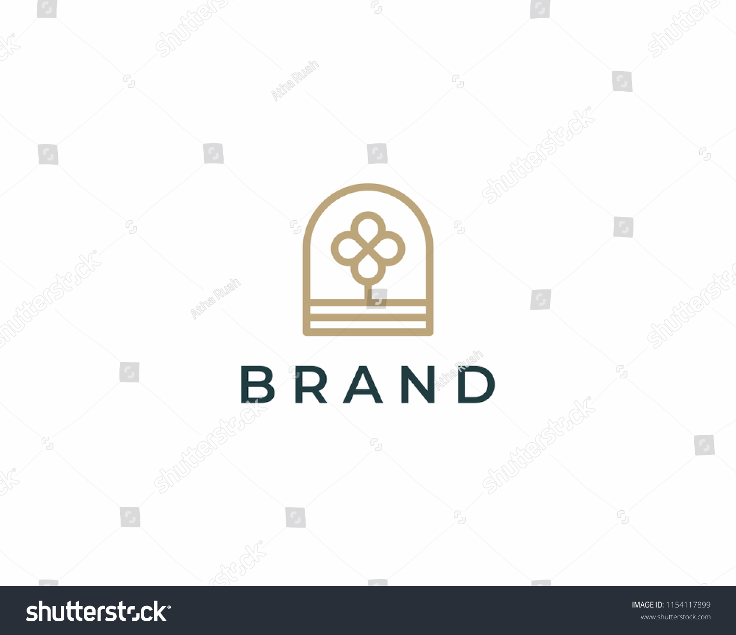Flower Logo Design Vector Universal Flower Stock Vector (Royalty Free ...