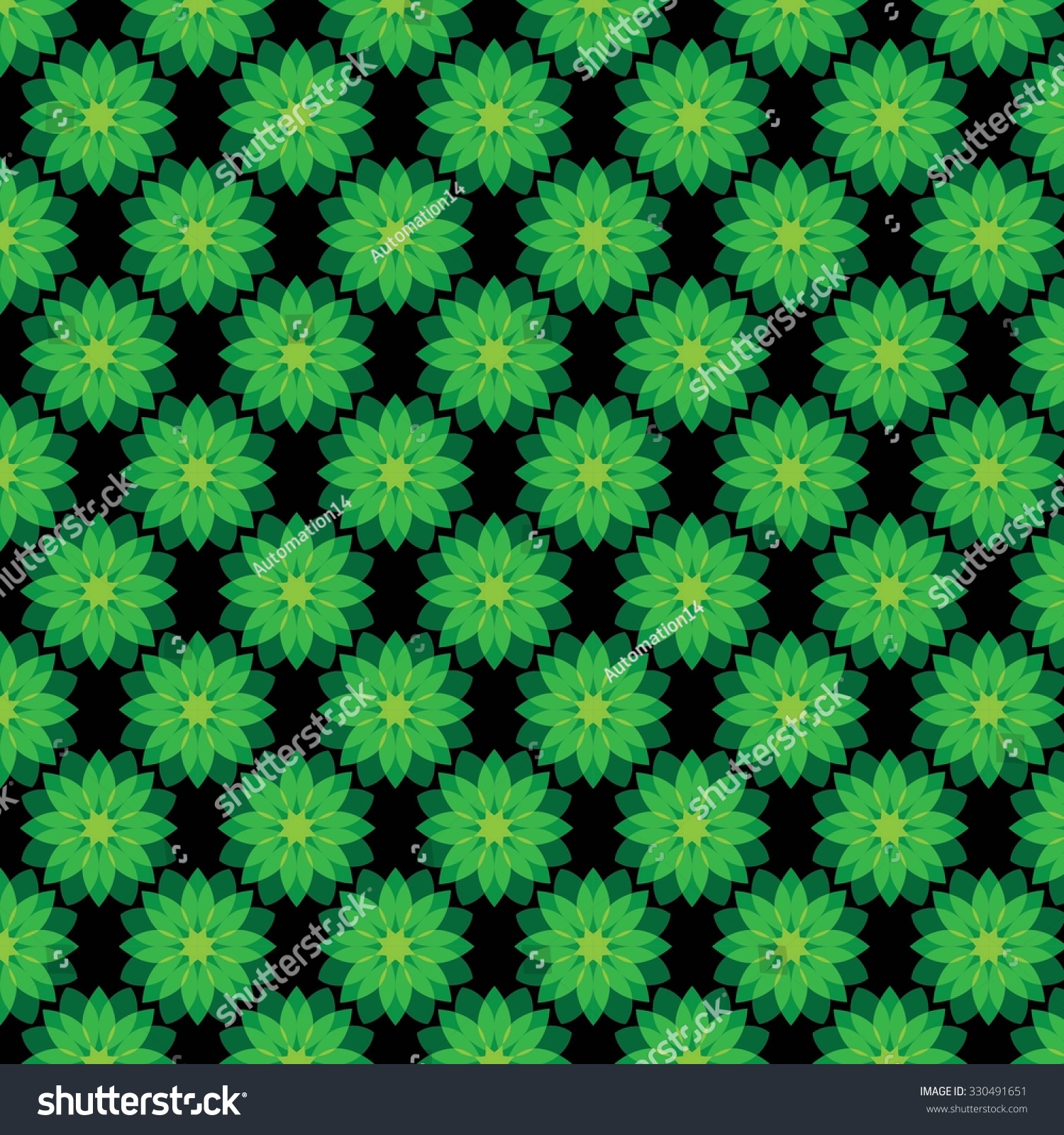 Flower Pattern Design Background Wallpaper Stock Vector (Royalty Free ...