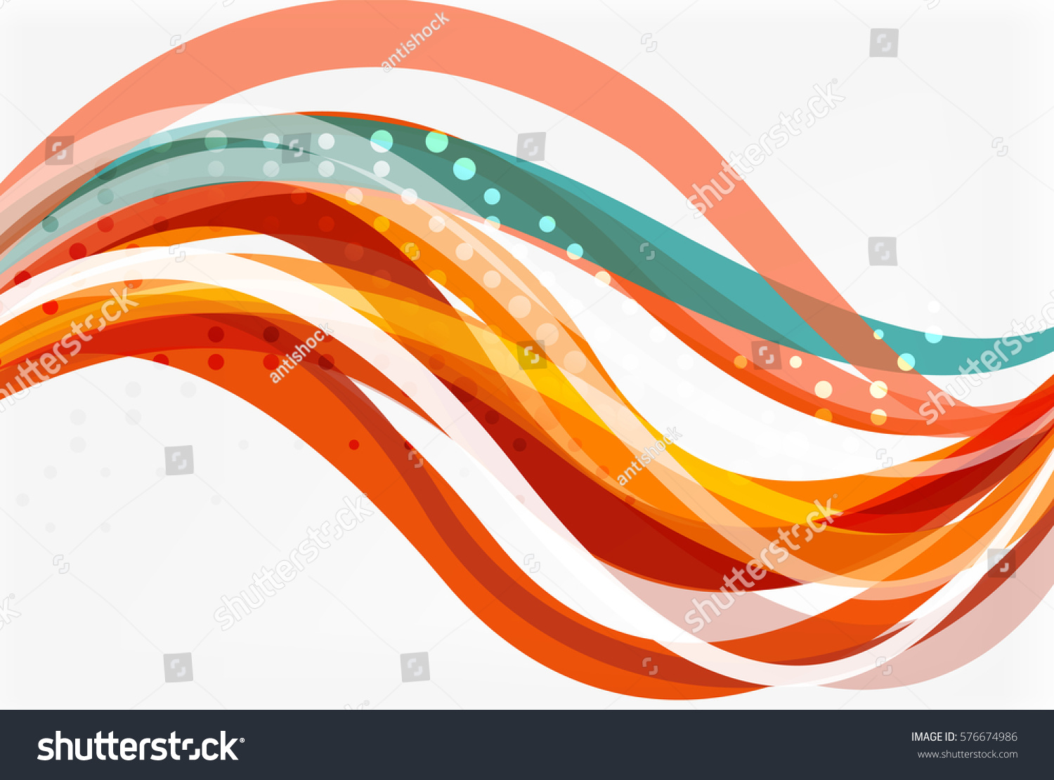 Flowing Abstract Background Vector Template Background Stock Vector ...