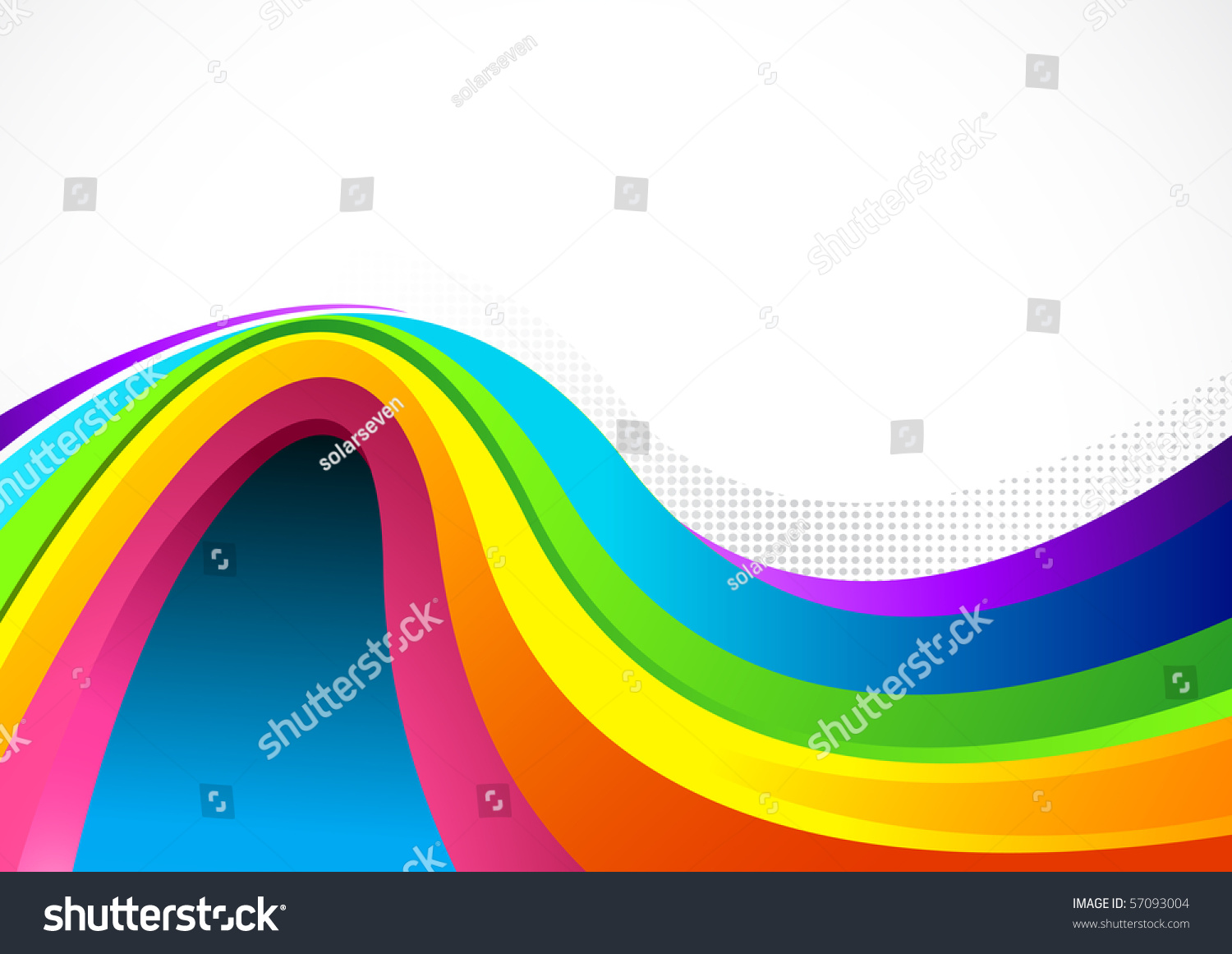 Flowing Colour Background Flowing Elements Vector Stock Vector (Royalty ...