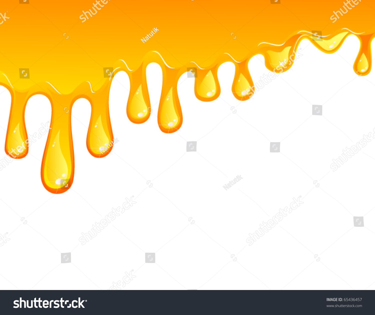 Flowing Juice Drops Stock Vector Illustration 65436457 : Shutterstock