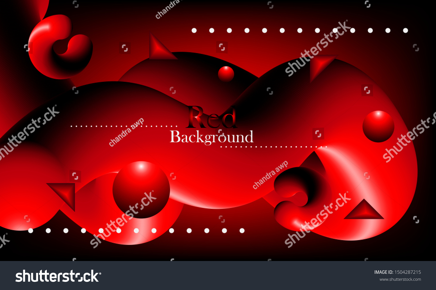 Fluid Background Red Color Stock Vector (Royalty Free) 1504287215 ...