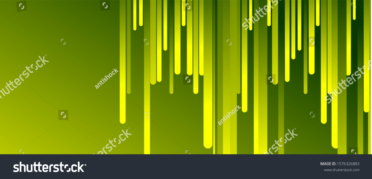 Fluid Gradient Lines Rain Design Concept Stock Vector (Royalty Free ...