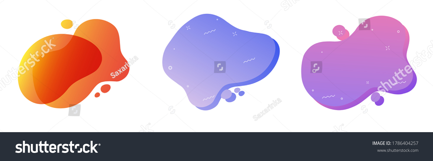 Fluid Shape Element Design Vector Background Stock Vector (Royalty Free ...