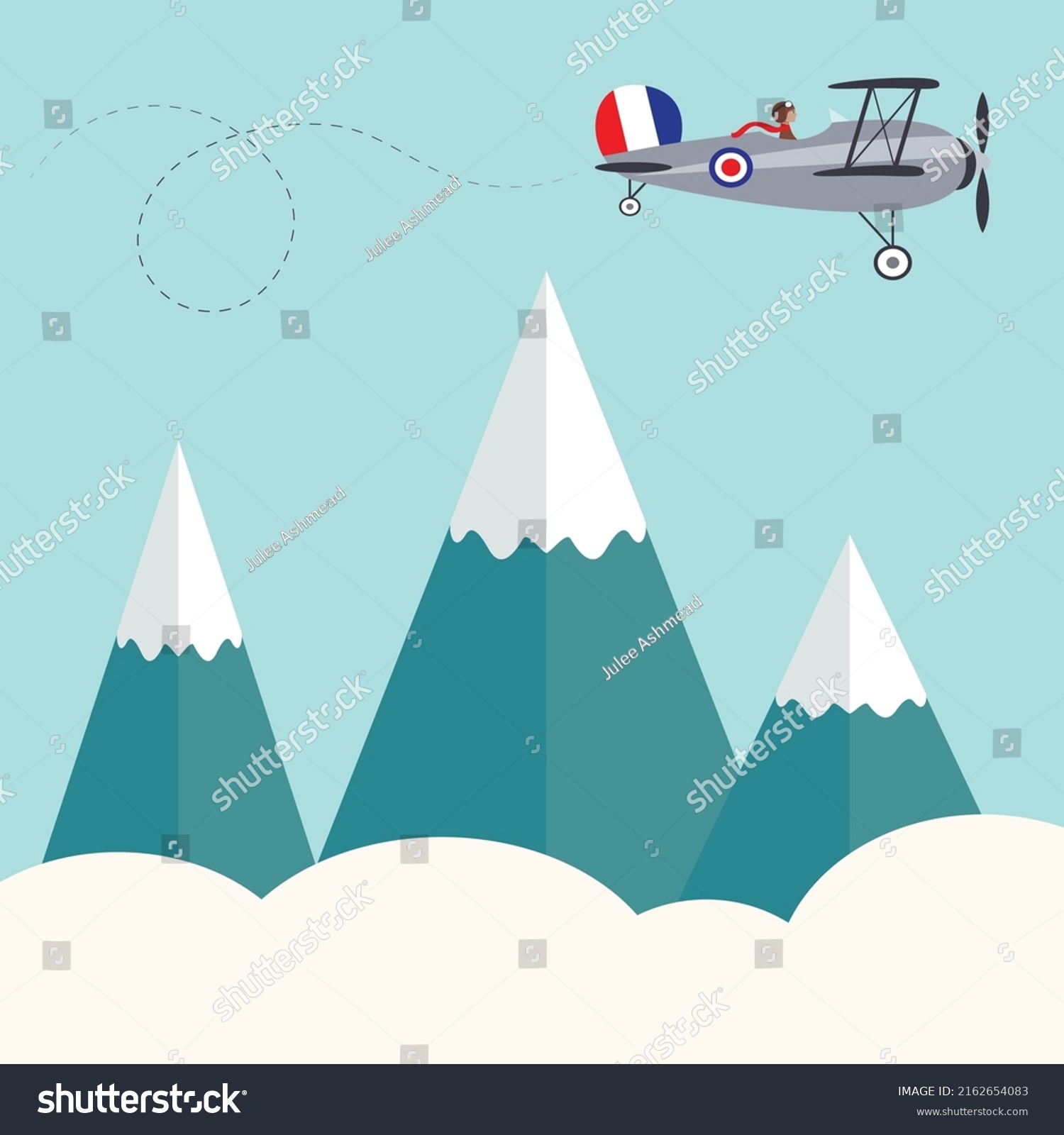 Flyaway My Flying Machine Stock Vector (Royalty Free) 2162654083 ...