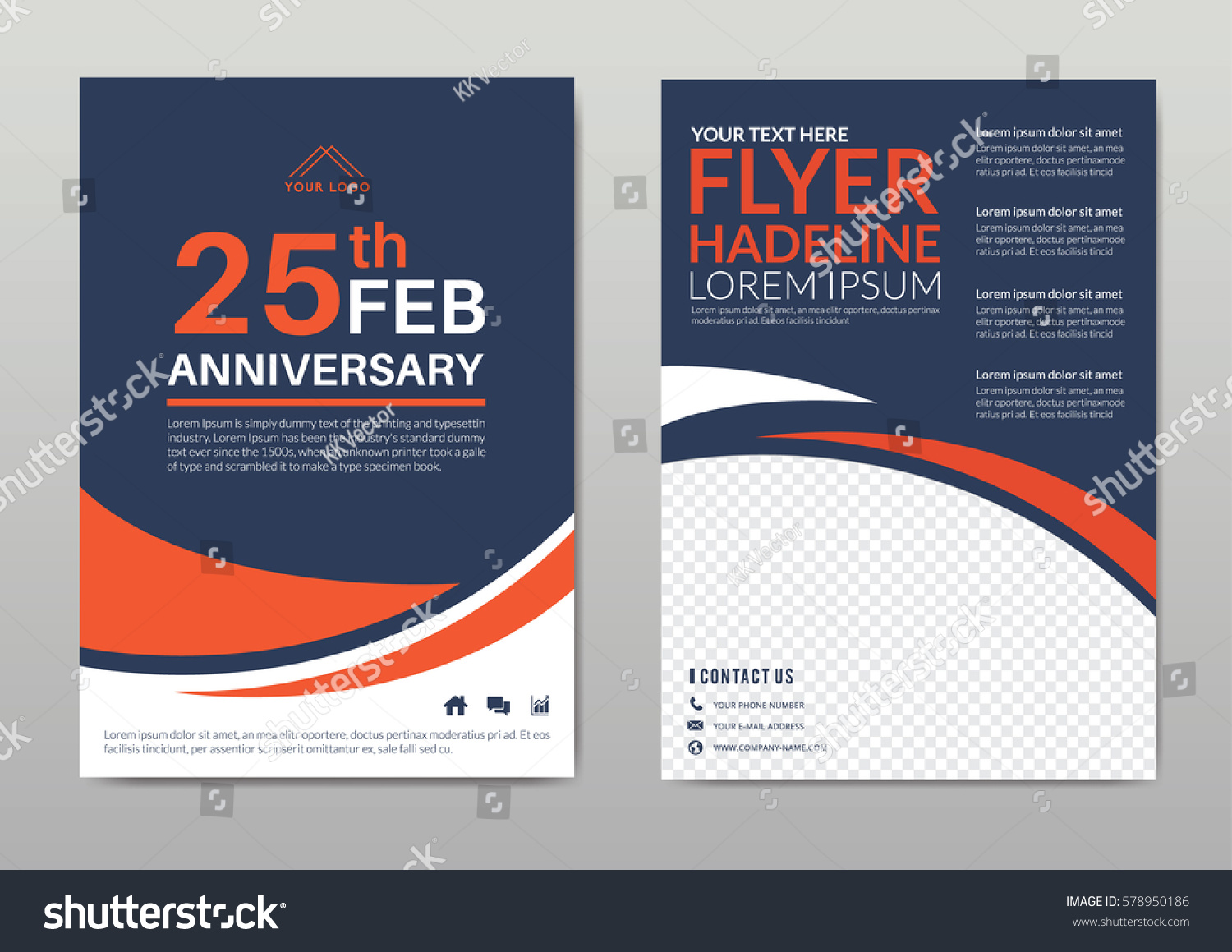 Flyer Brochure Leaflet Vector Layout Design: เวกเตอร์สต็อก (ปลอดค่า ...