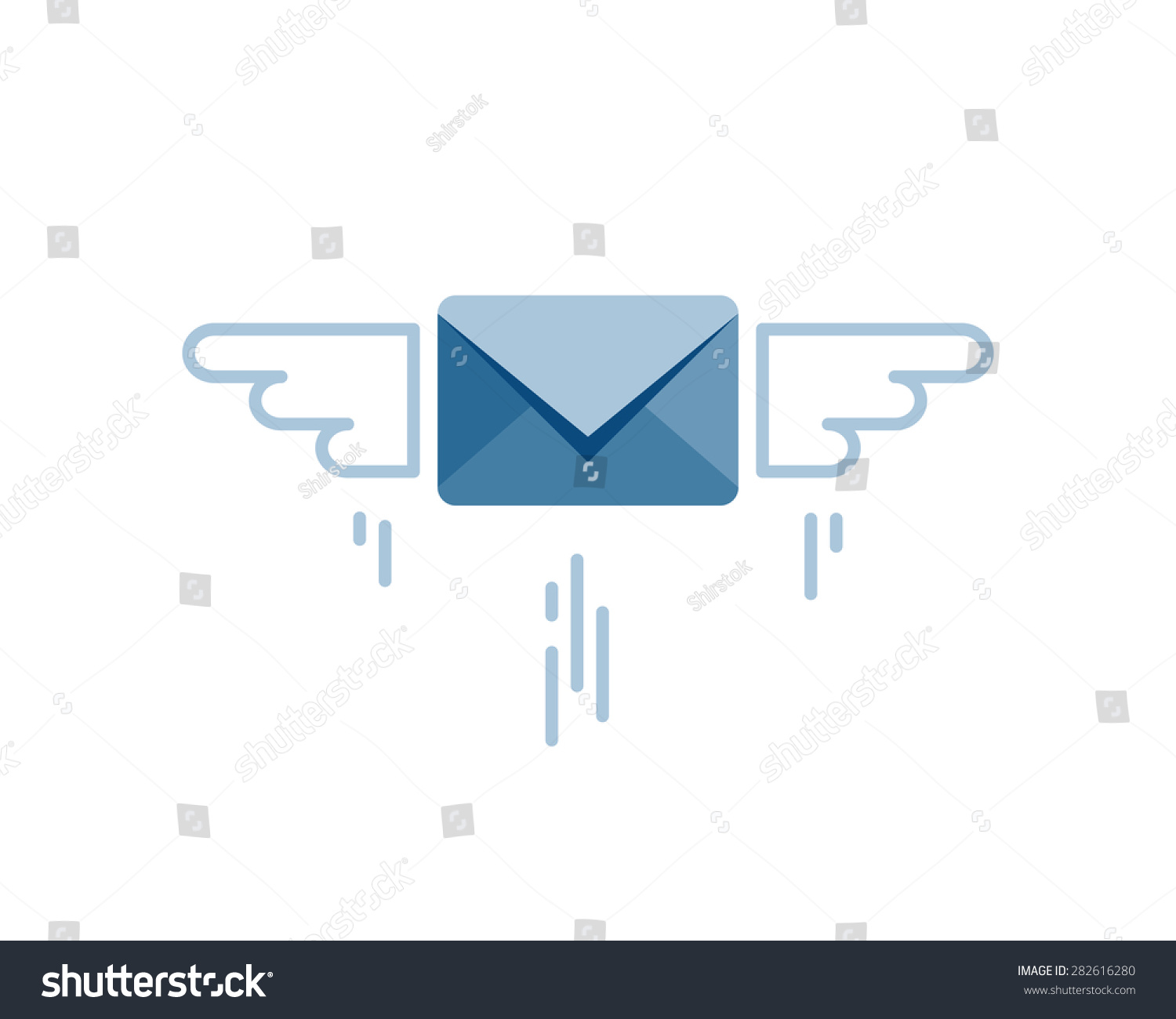 Flying Letter Wings Vector Concept: เวกเตอร์สต็อก (ปลอดค่าลิขสิทธิ์ ...