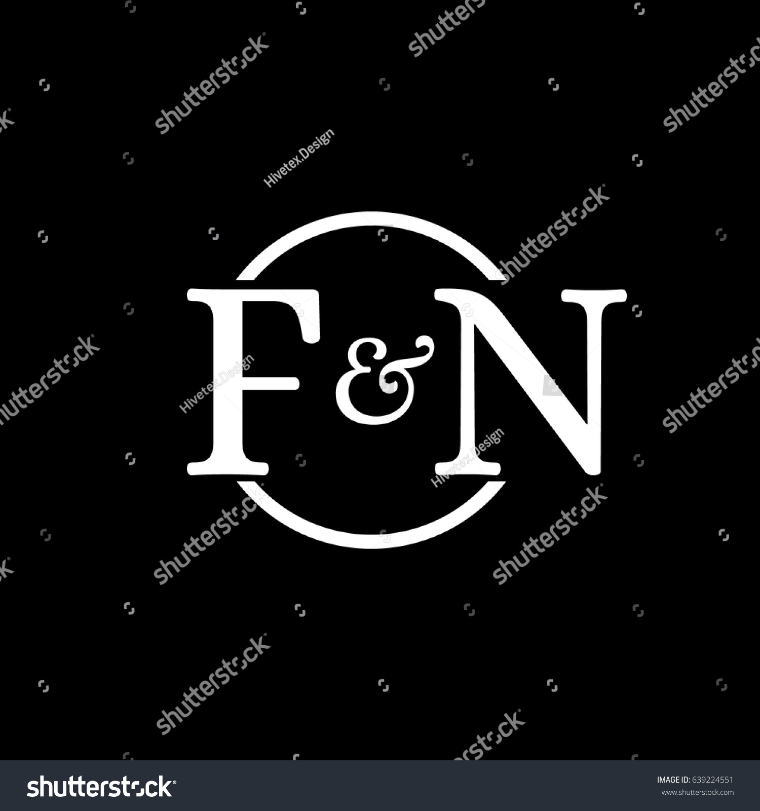 Fn Logo Stock Vector (Royalty Free) 639224551