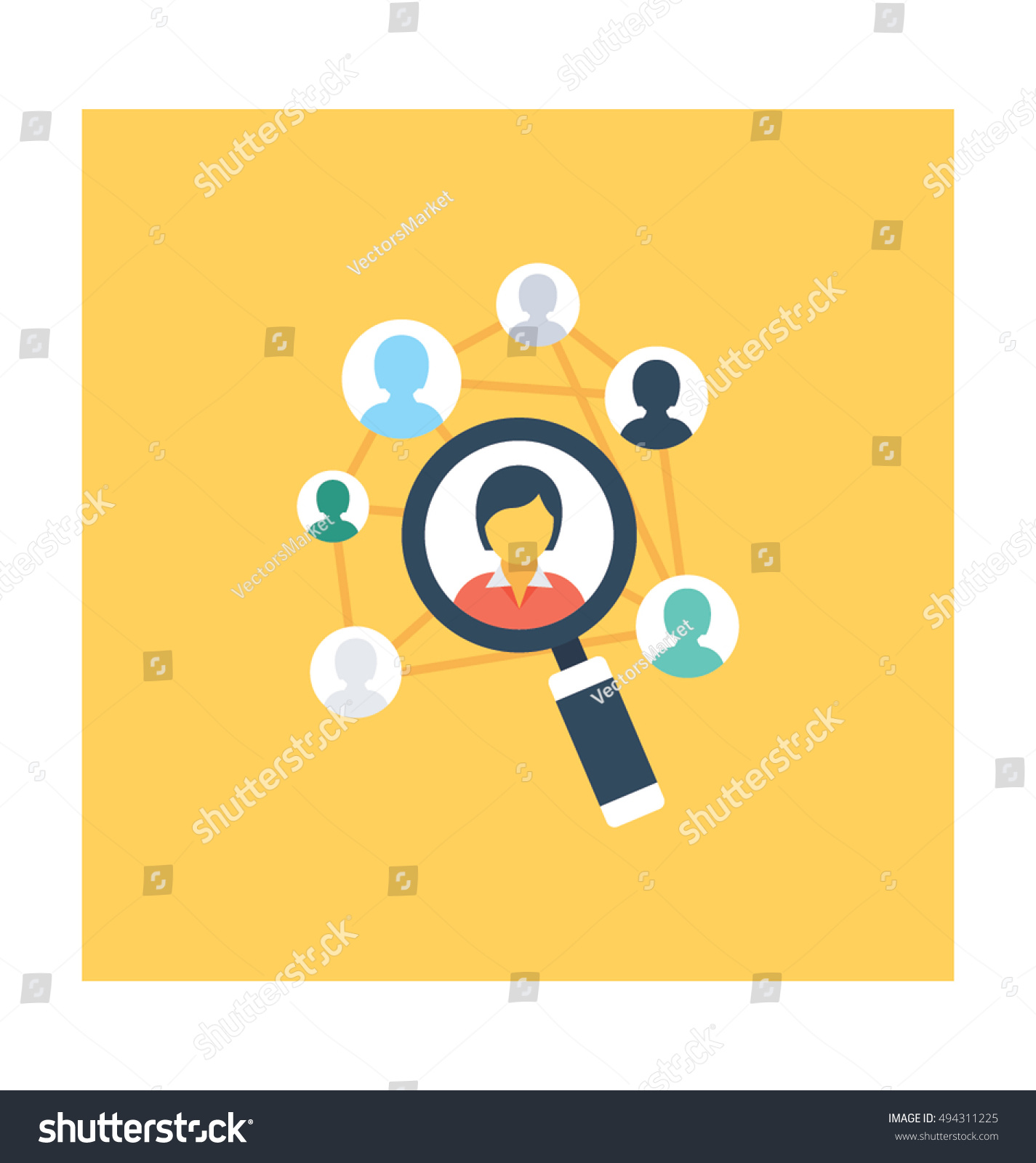 Focus Group Vector Icon Stock Vector (Royalty Free) 494311225 ...