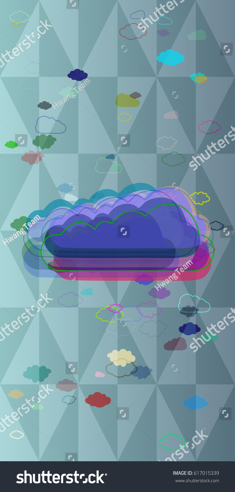 Fog Template Background Stock Vector (Royalty Free) 617015339