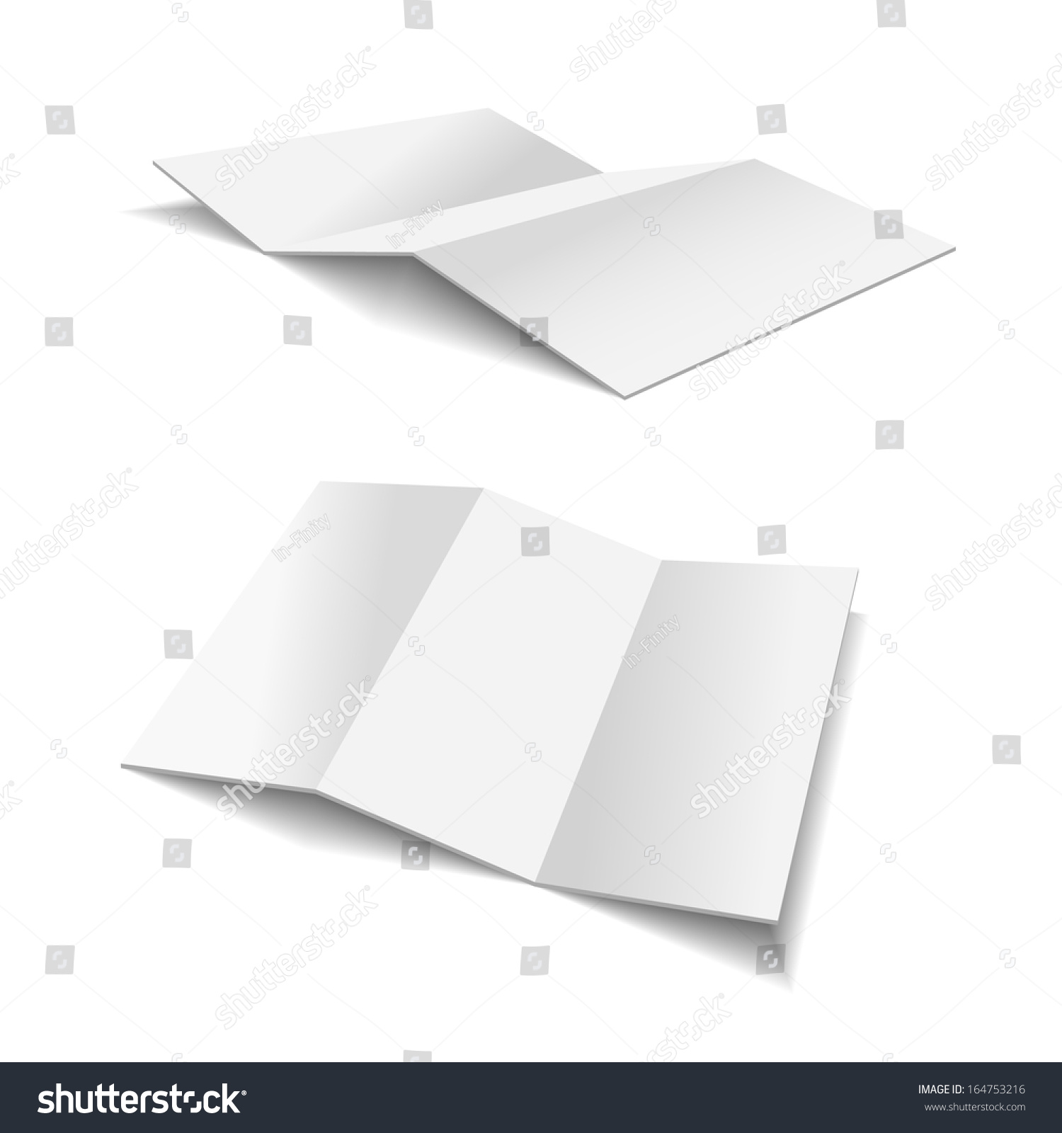 Folded Paper Stock Vector (Royalty Free) 164753216 | Shutterstock