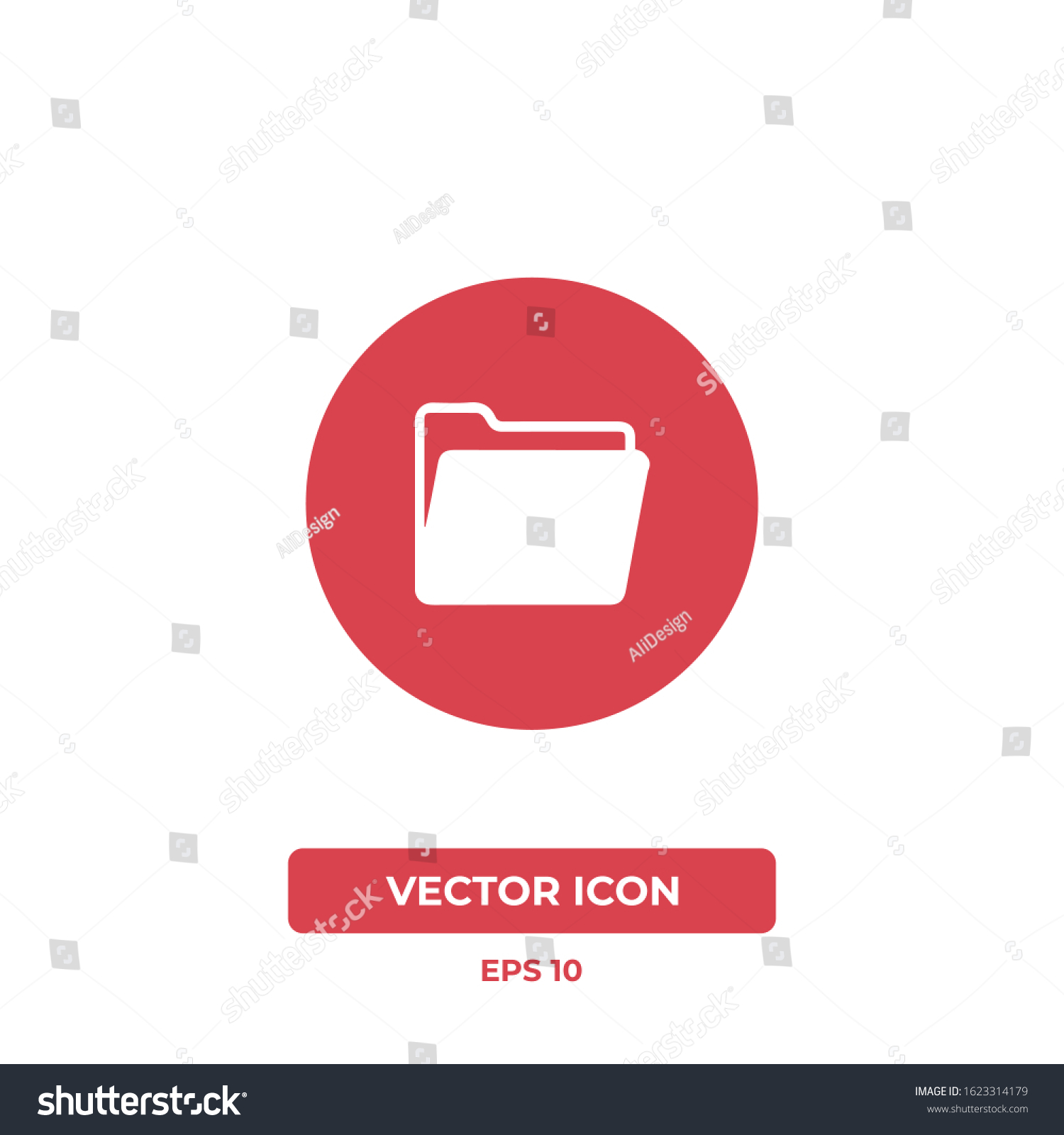 Folderfile Button Vector Icon Uiux Premium Stock Vector (Royalty Free ...