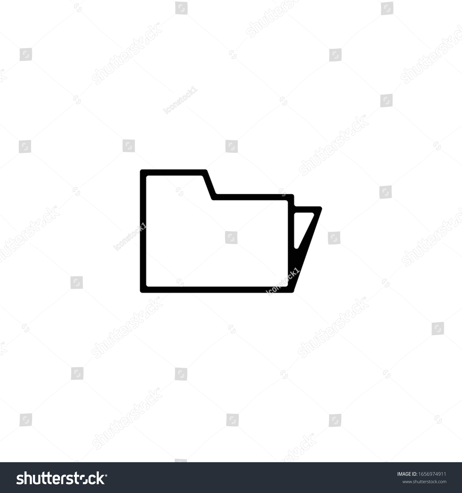 Folder Icon File Archive Symbol Logo: เวกเตอร์สต็อก (ปลอดค่าลิขสิทธิ์ ...