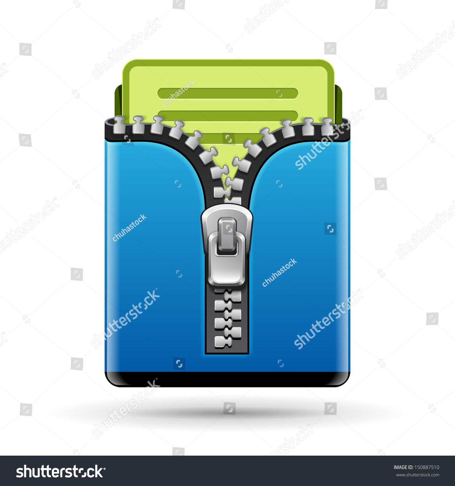 Folder Icon Zipped Compressed File Folder Stock Vector (Royalty Free ... Folder Icon Zipped Compressed File Folder Stock Vector (Royalty Free ...