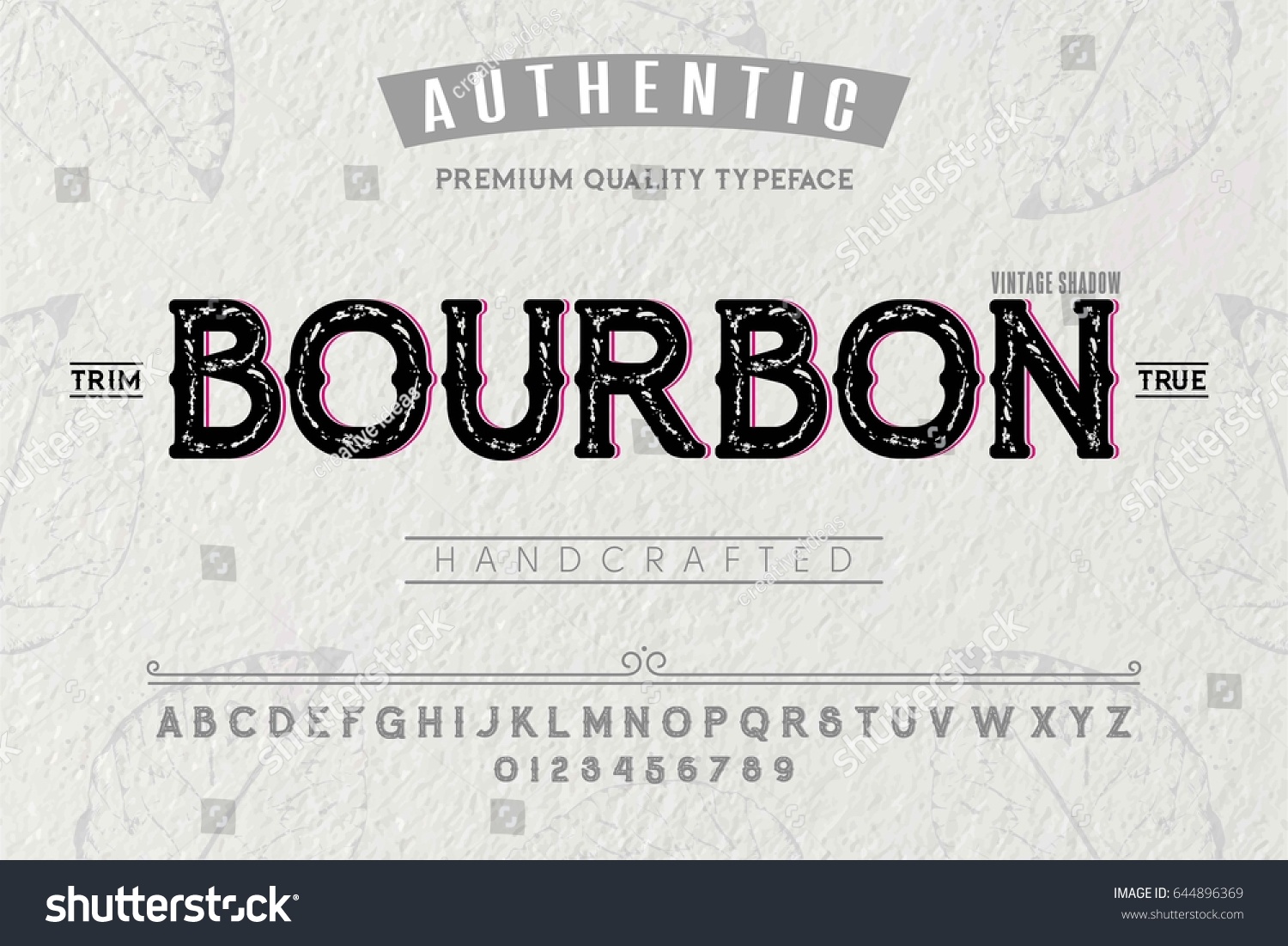 Fontalphabetscripttypefacelabelbourbon Typeface Labels Different Type ...