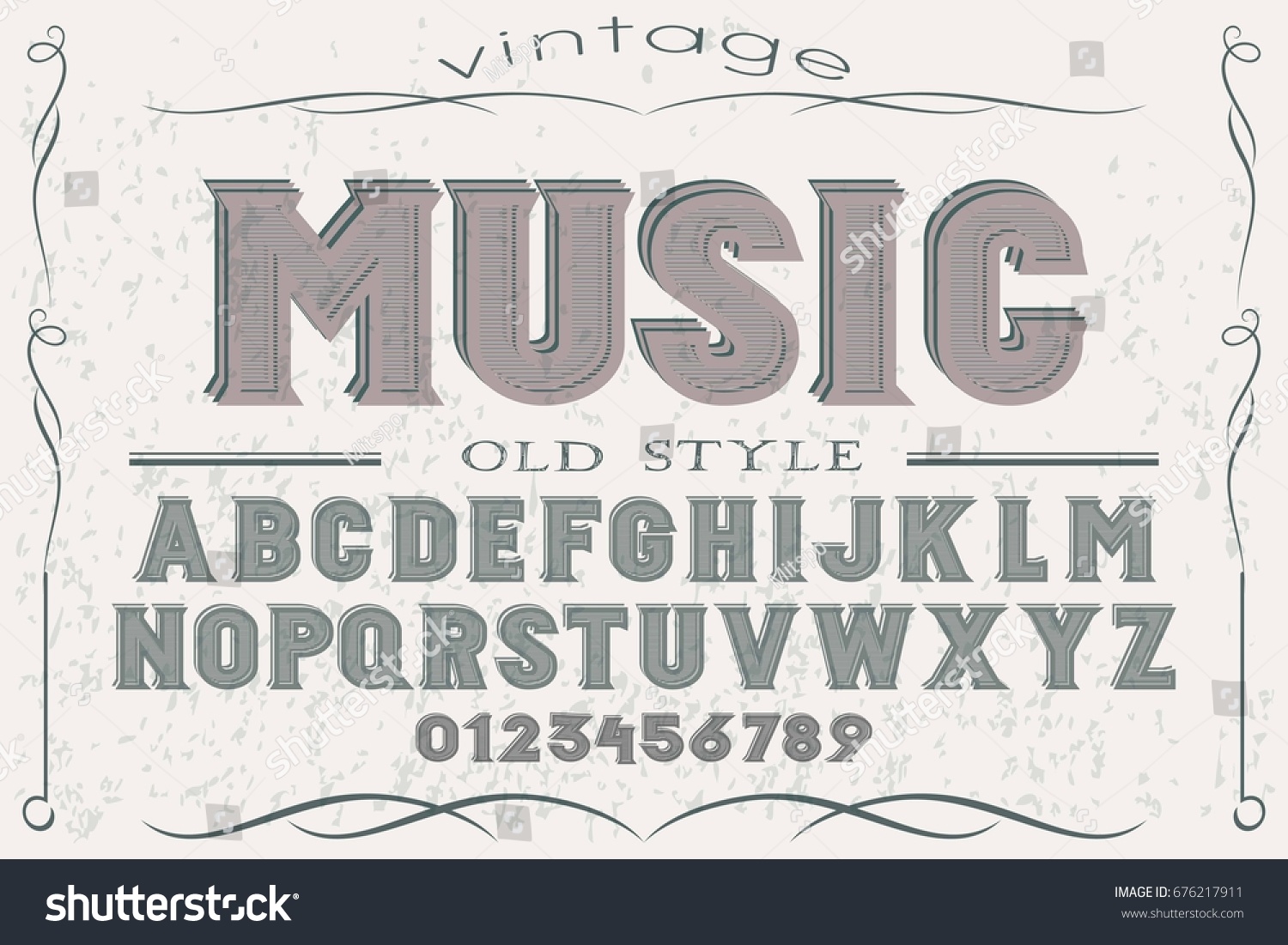 Font Handcrafted Vector Script Alphabet Name Stock Vector (Royalty Free ...