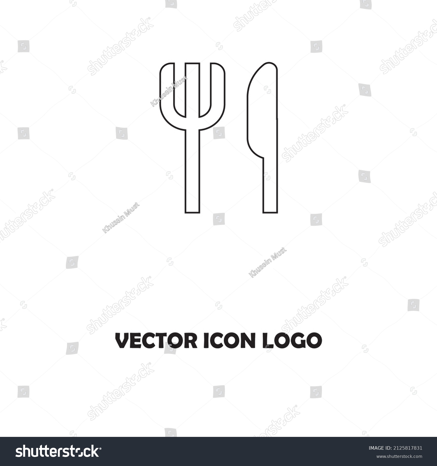 Food Corner Icon Vector Logo Template Stock Vector (Royalty Free ...